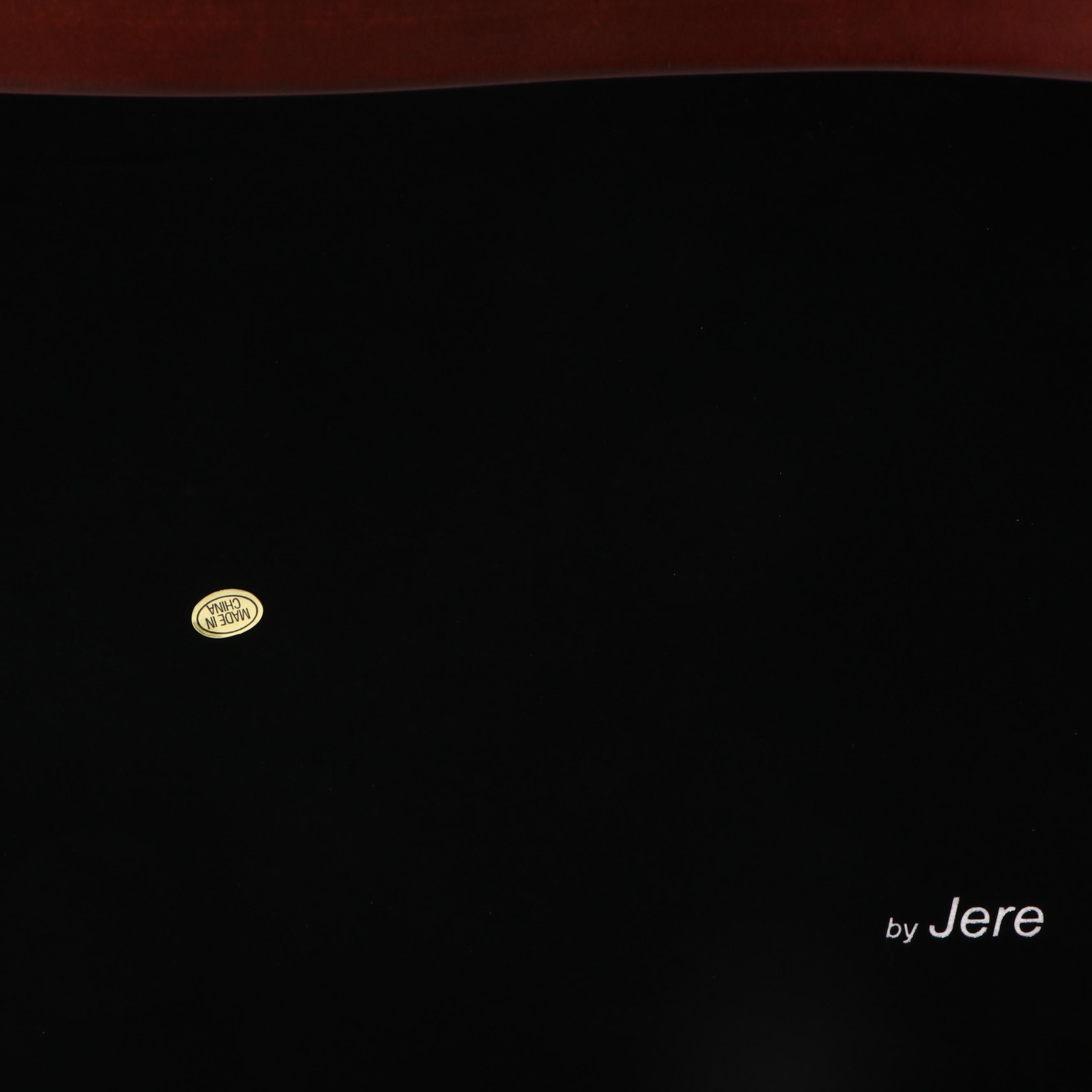 Jere Cherry Finished Locking Jewelry Box | EBTH