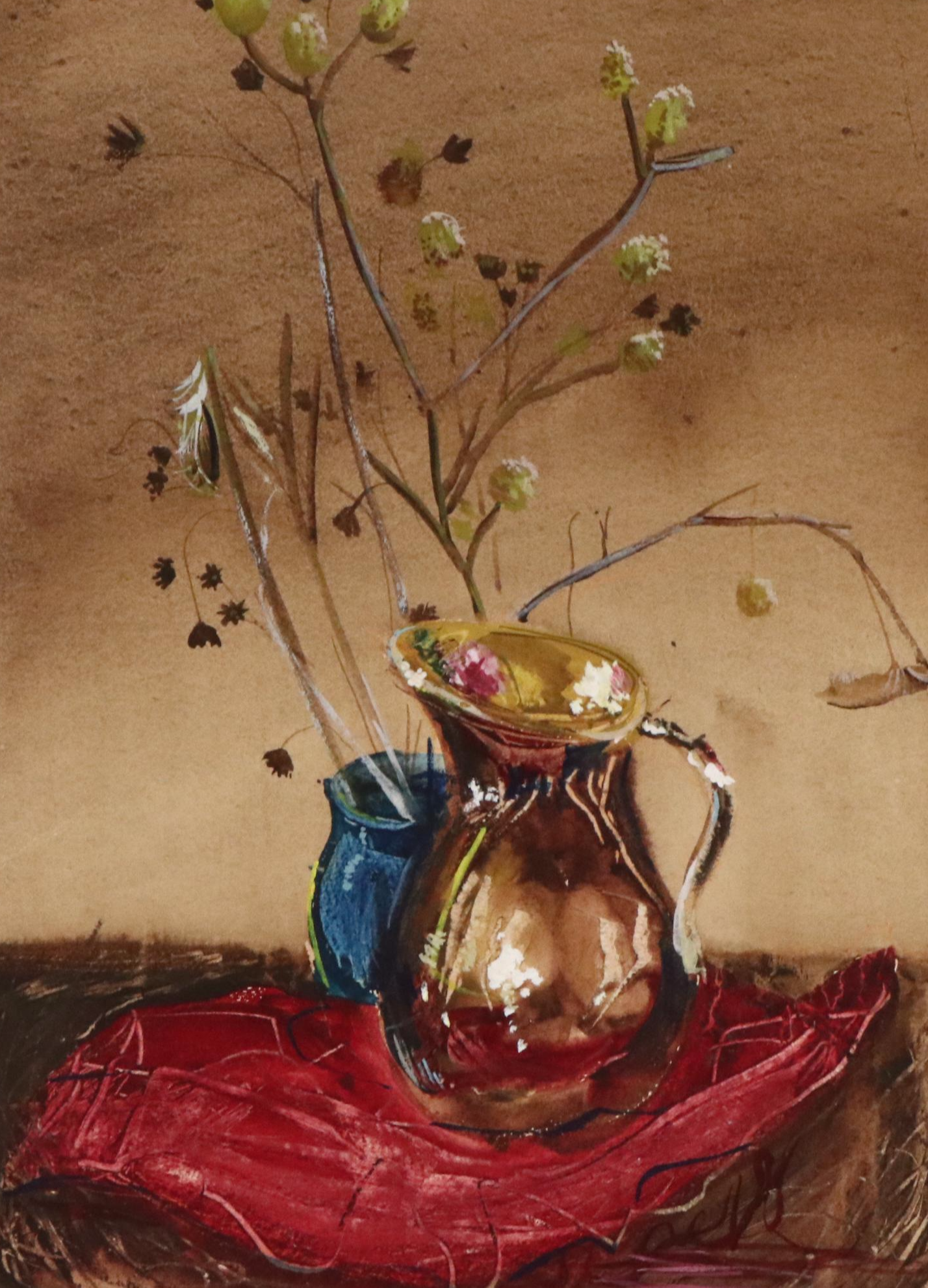 Mary Elizabeth Johnson Still Life Mixed Media Painting | EBTH
