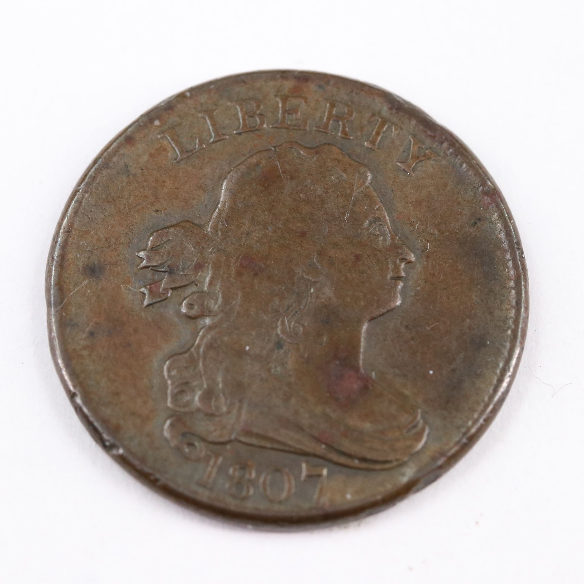 1807 Draped Bust Half Cent | EBTH