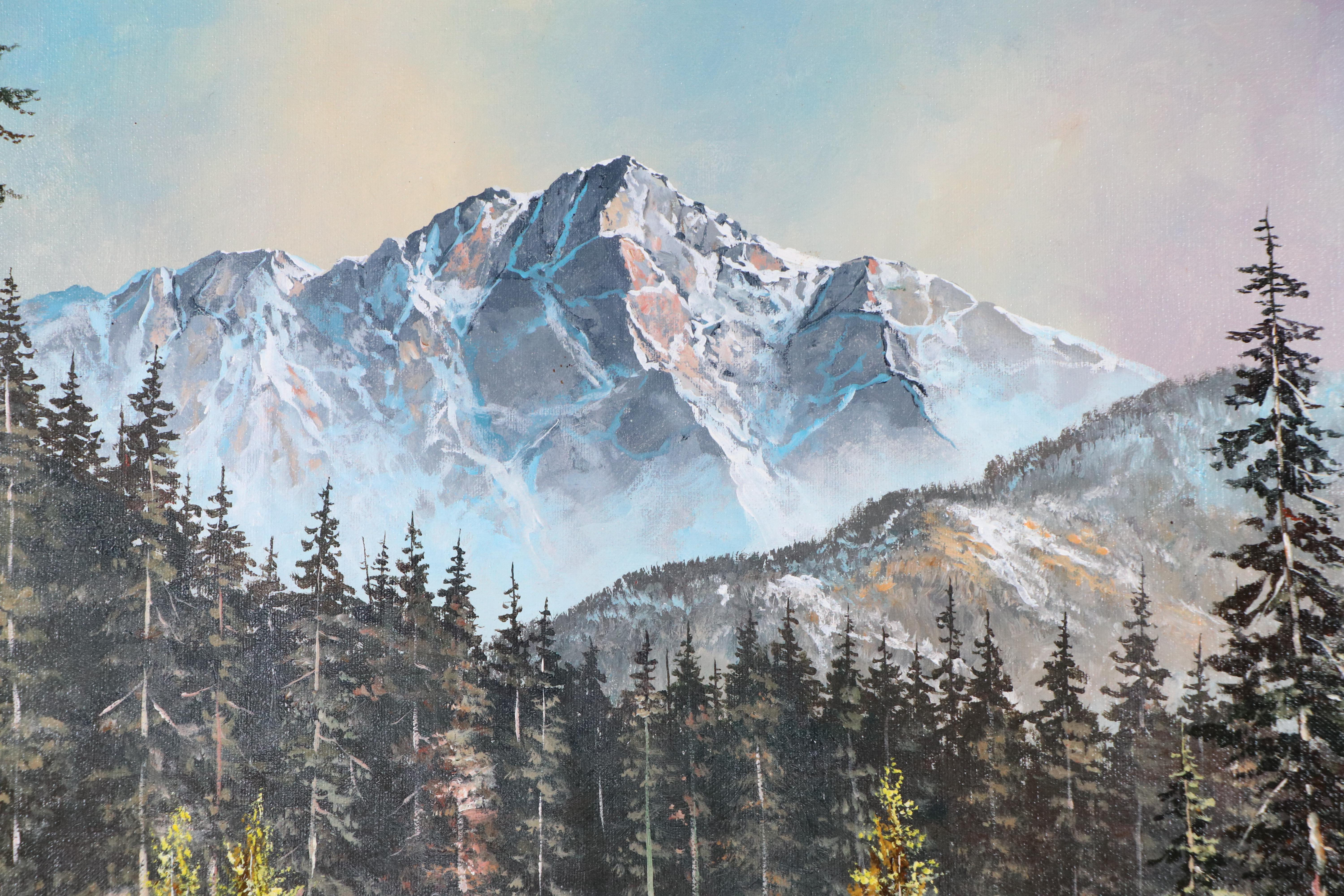 Tom J. Dooley Landscape Oil Painting "Lone Cone Peak," 1979 | EBTH