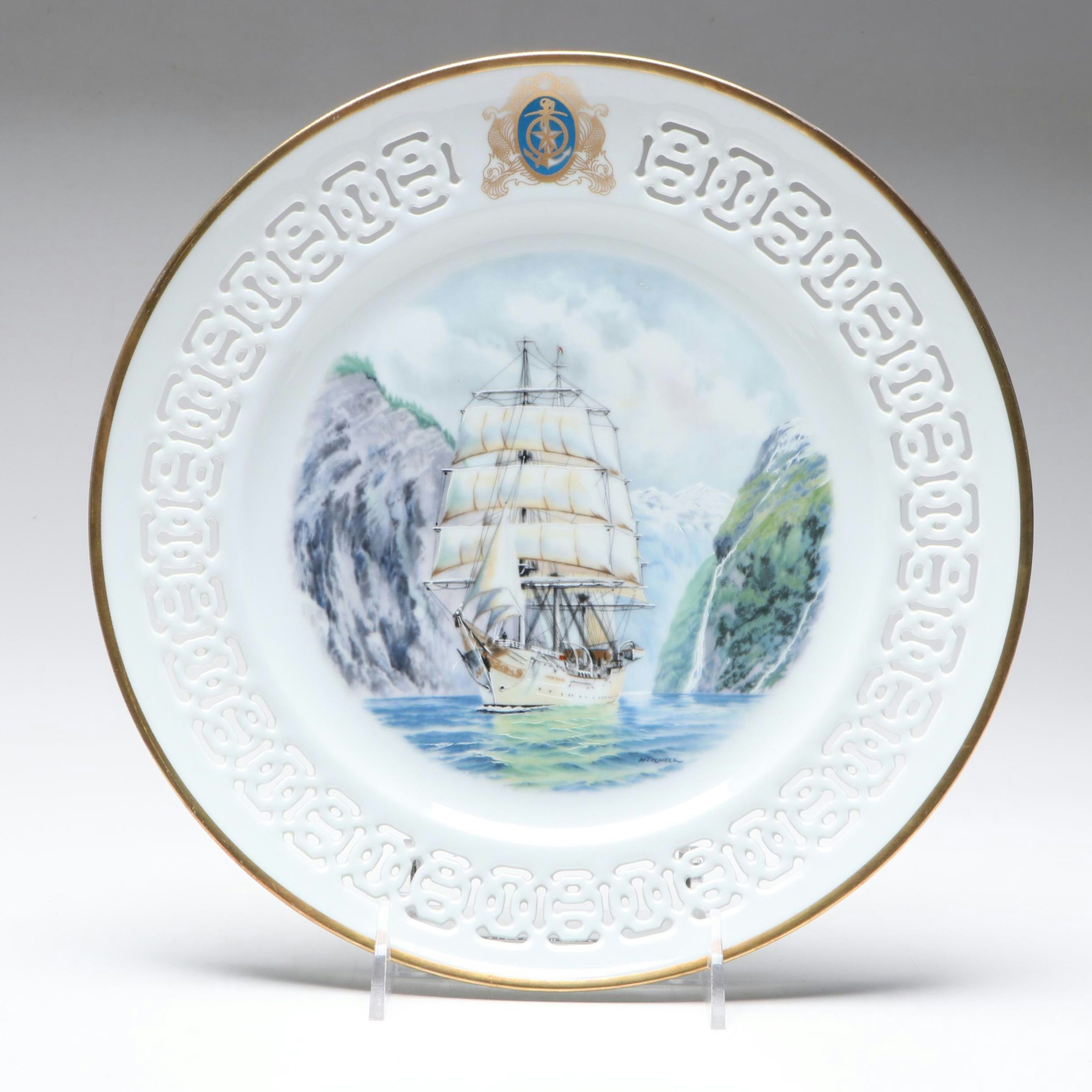 Bing & Grøndahl Windjammer Collection "Christian Radich" Porcelain ...