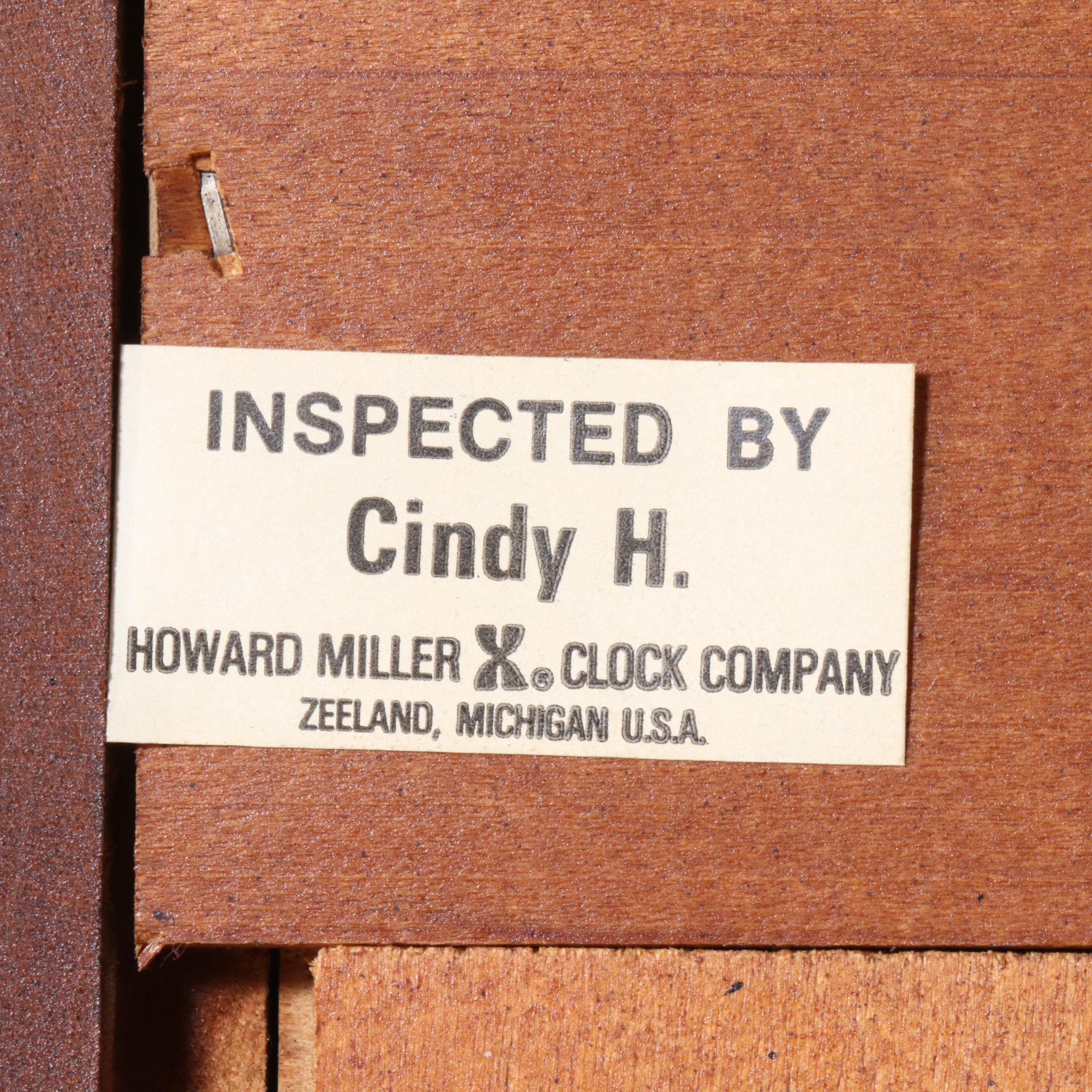 Howard Miller Federal Style Mahogany Tall Case Clock, Late 20th Century ...