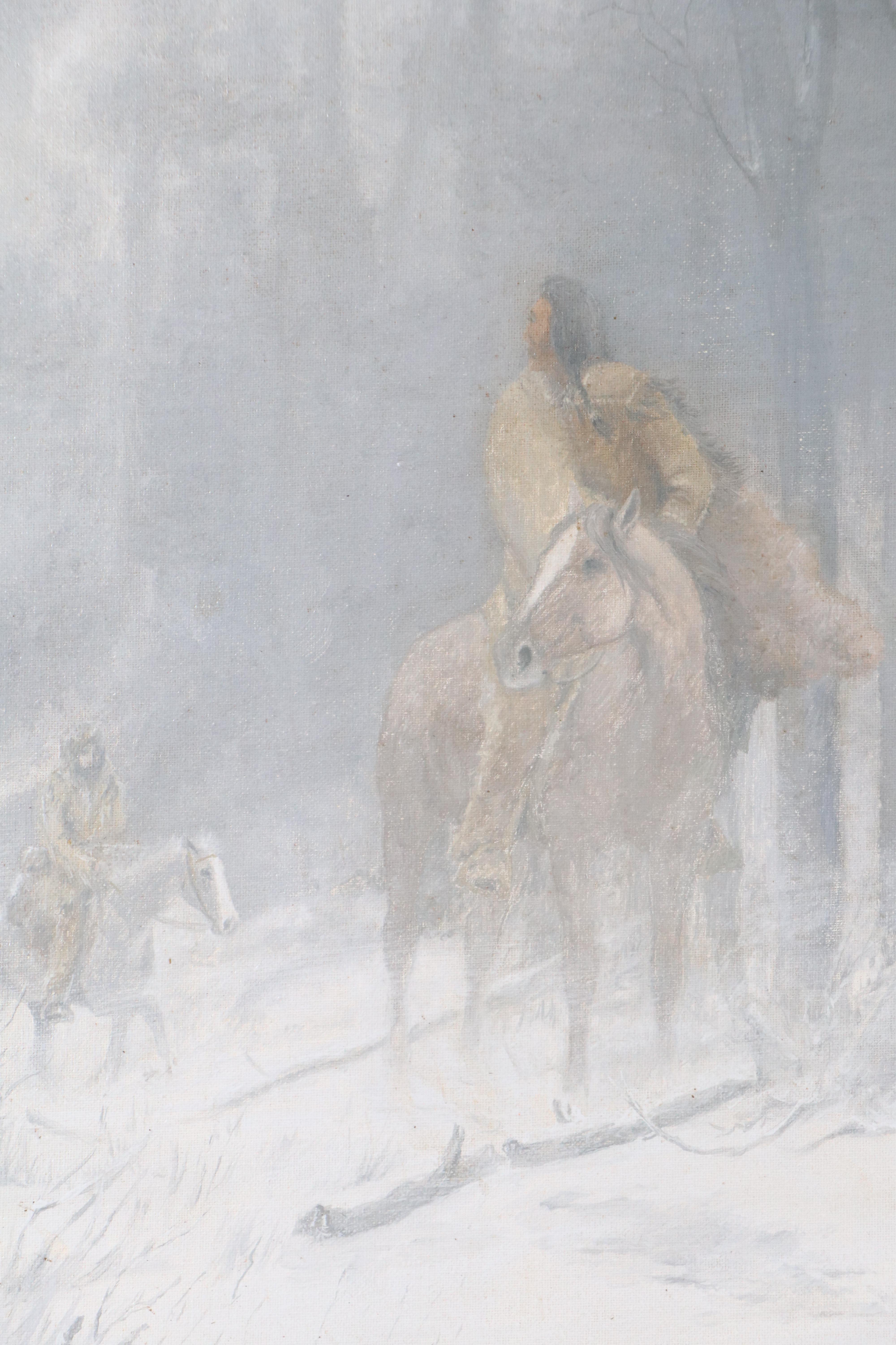Jacob Pfeiffer Oil Painting "The Intruders, 1970" | EBTH