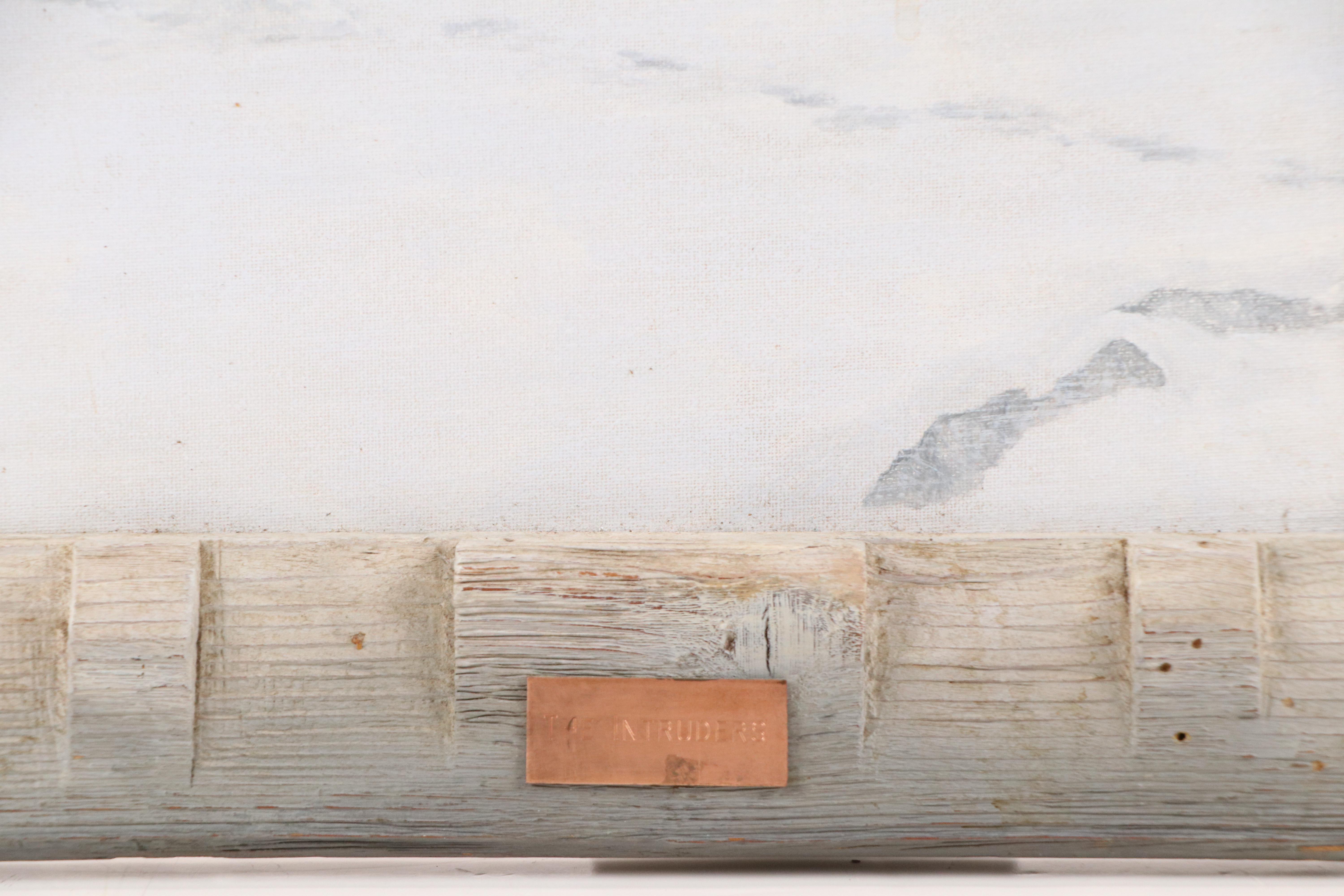 Jacob Pfeiffer Oil Painting "The Intruders, 1970" | EBTH