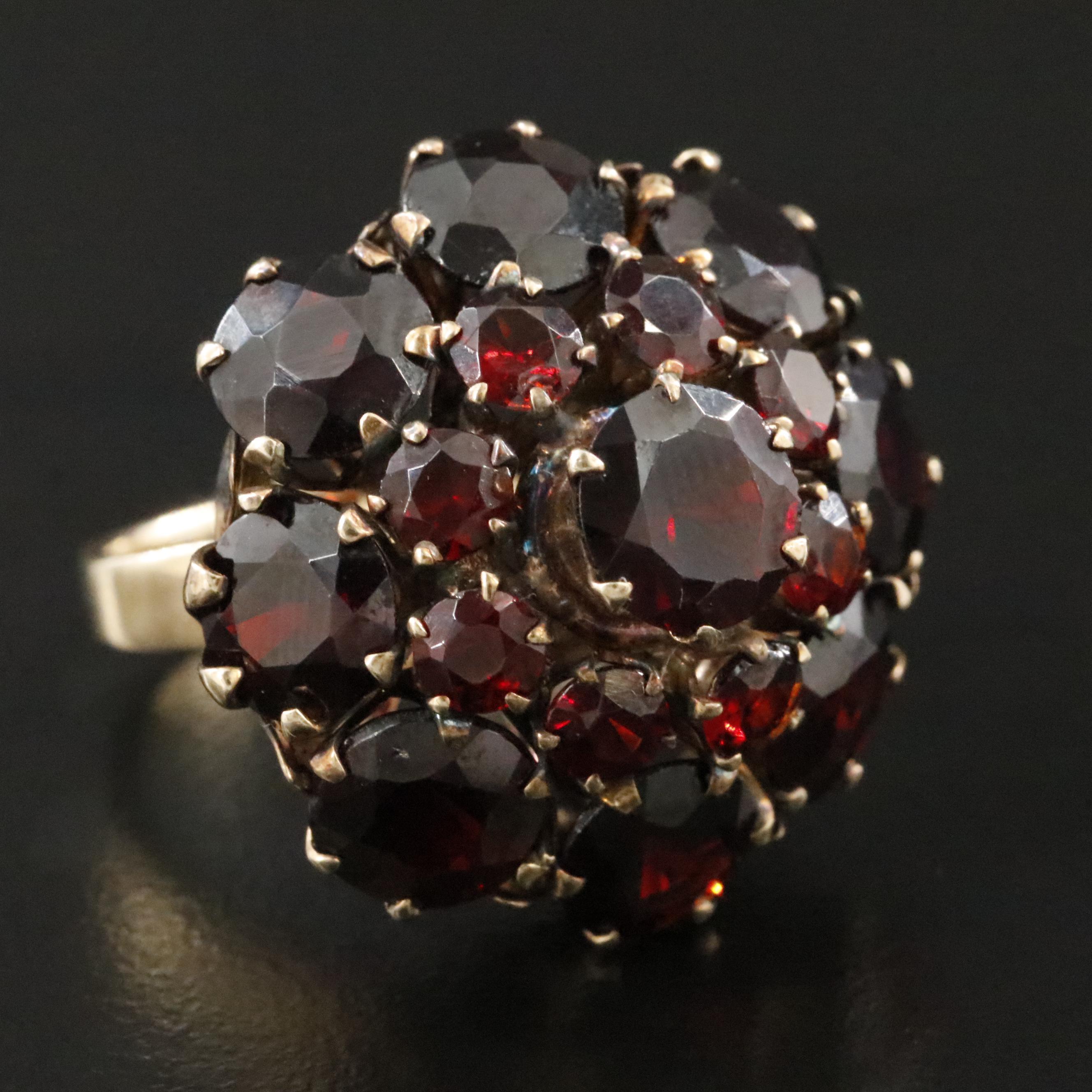 14K Garnet Dome Ring | EBTH