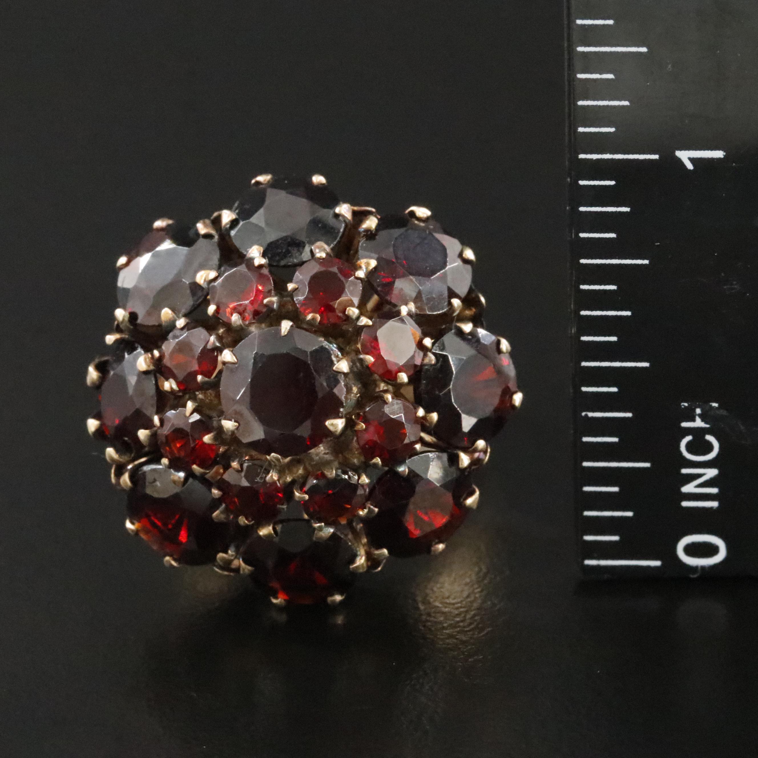 14K Garnet Dome Ring | EBTH