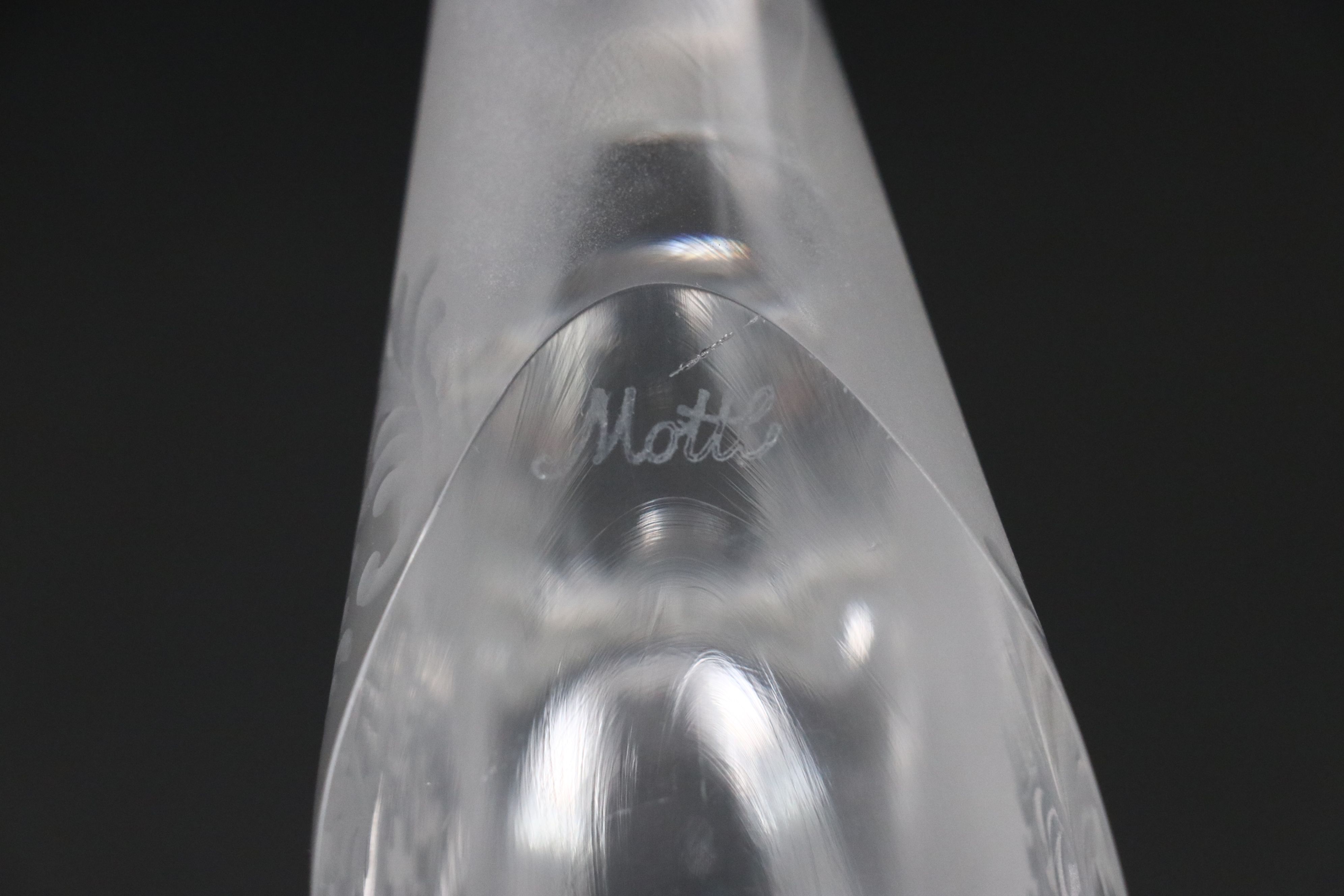 Milan Mottl Artist Signed Lubor Limited Edition Glass Angelfish ...