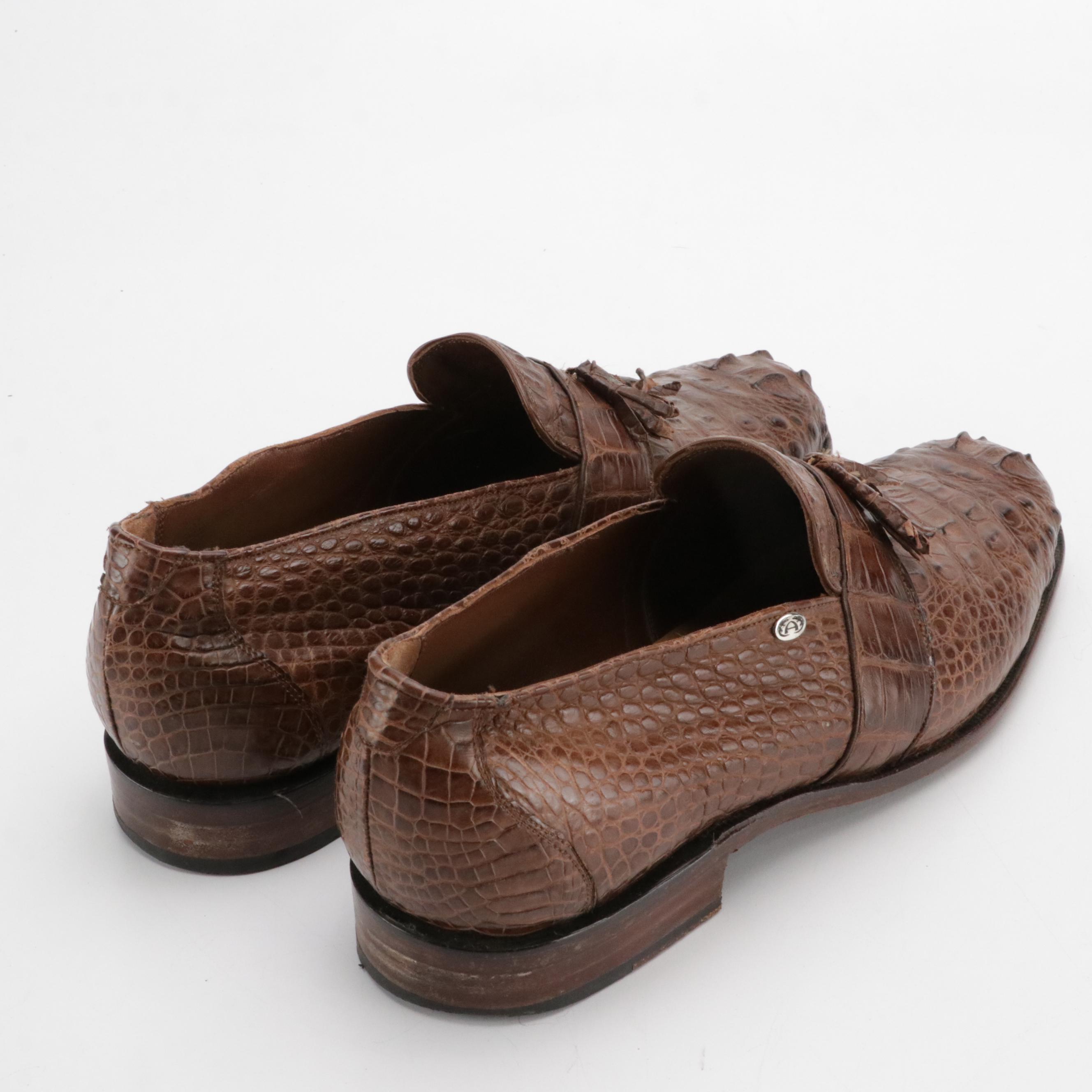 Men's Arditti Hornback Alligator Tassel Loafers | EBTH
