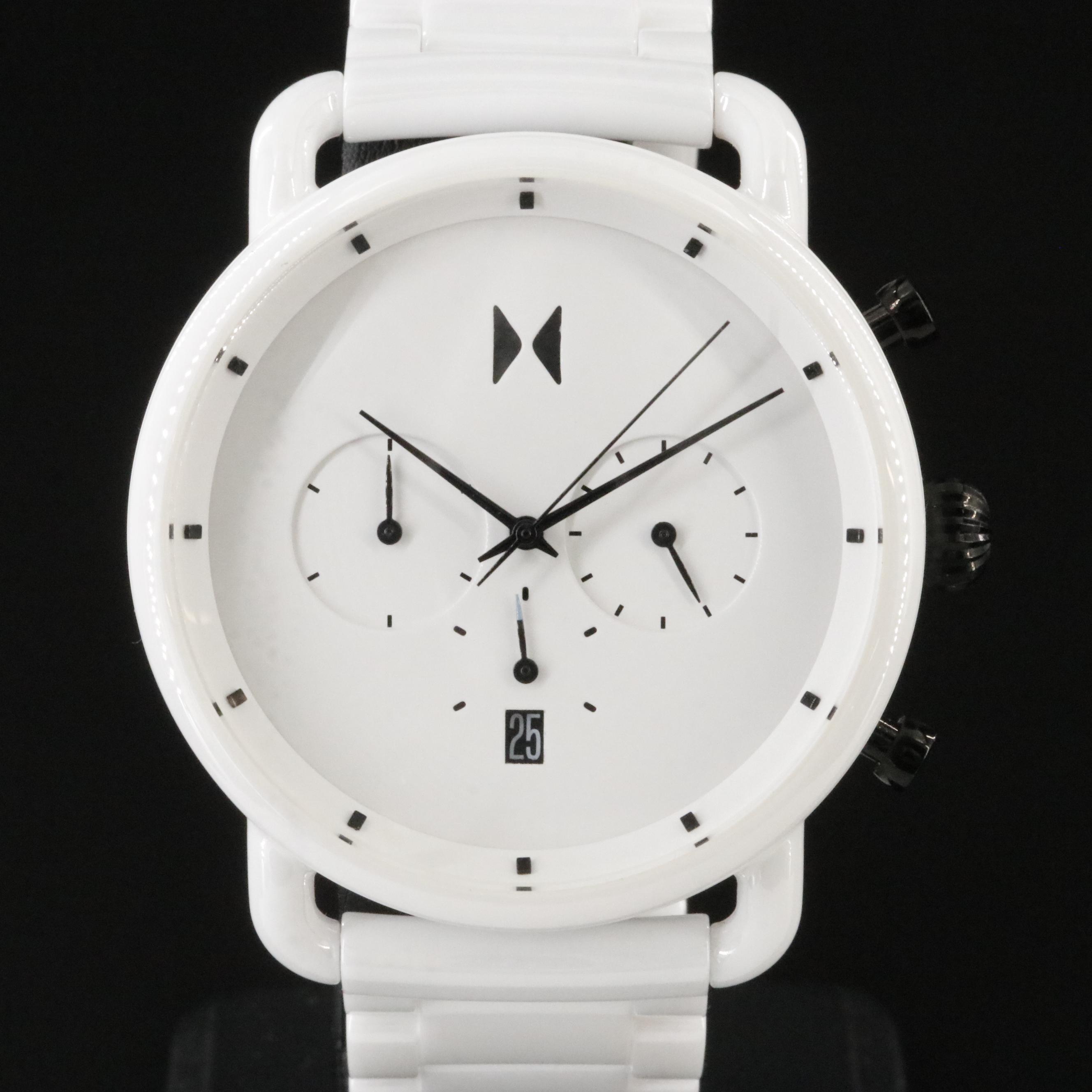MVMT Black Top Chrono Ceramic Watch 28000234 | EBTH