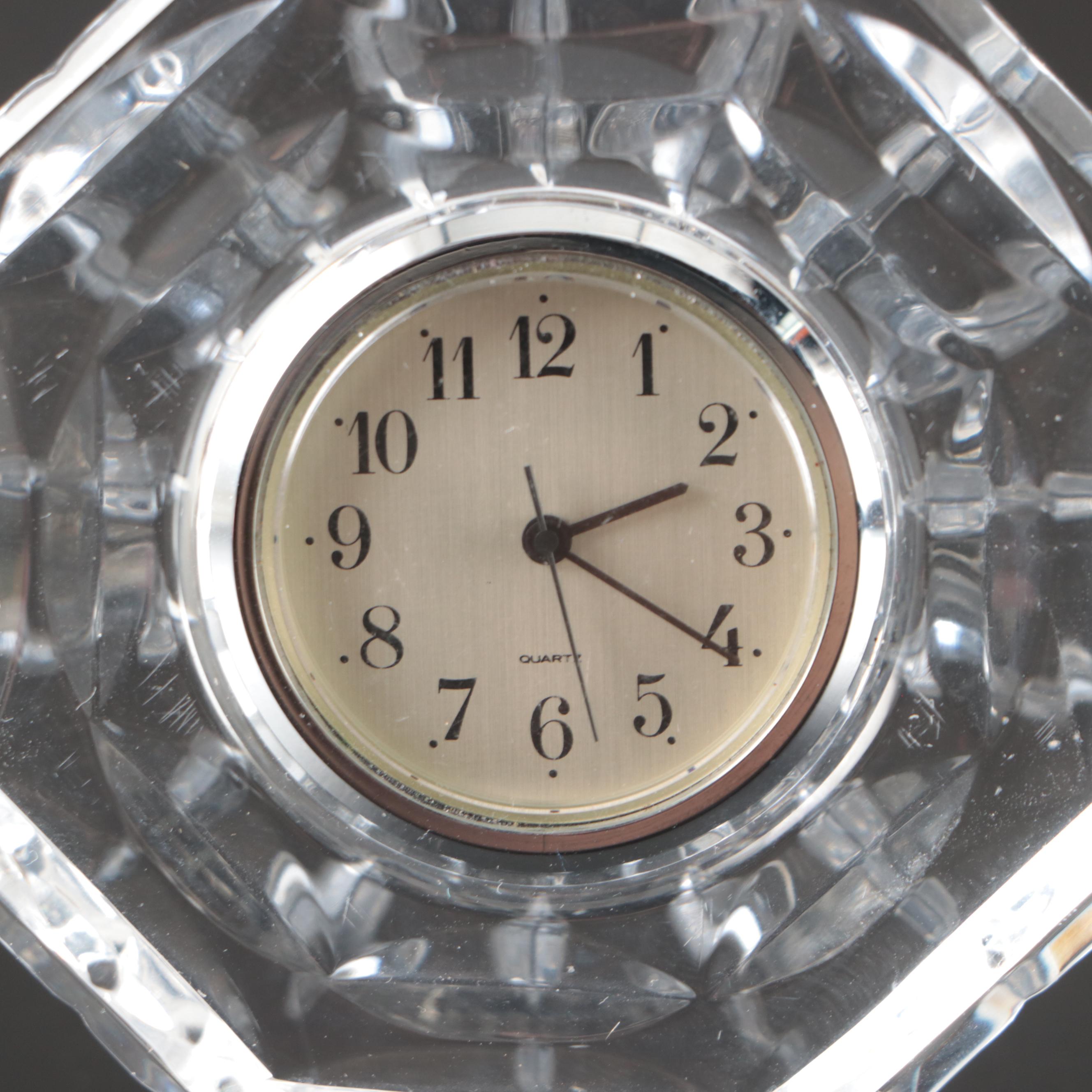Waterford Crystal Desk Clocks | EBTH