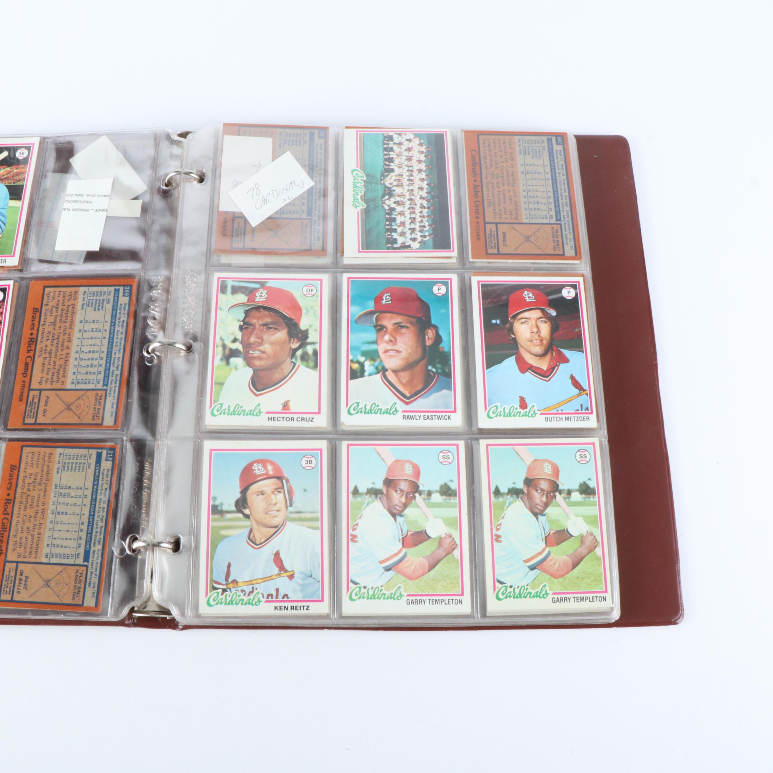 Seven Albums of Late 1970s to Early 1980s Topps Baseball Cards | EBTH