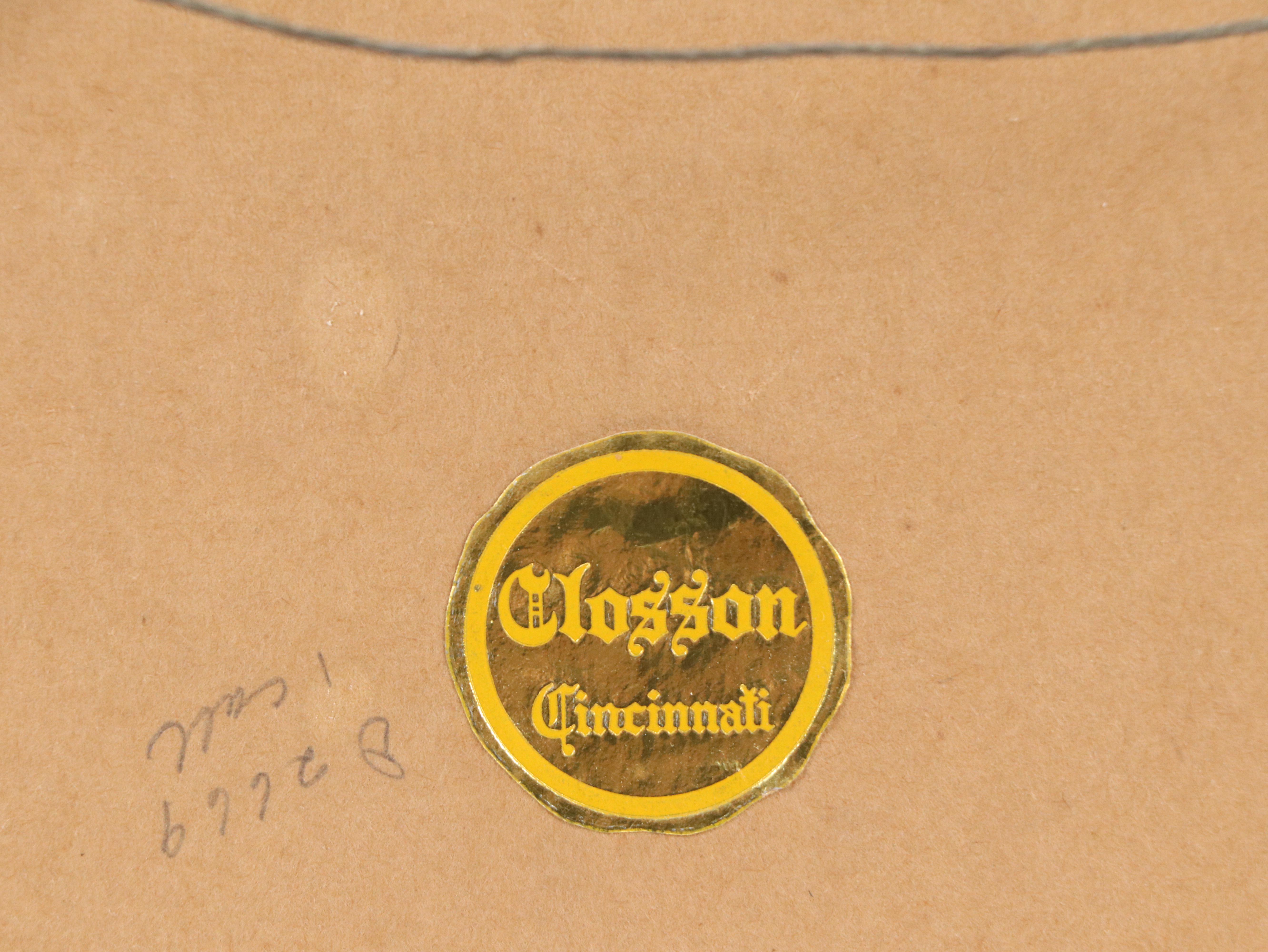 Edward Timothy Hurley Etching "The Sky Line of Cincinnati in 1945" | EBTH