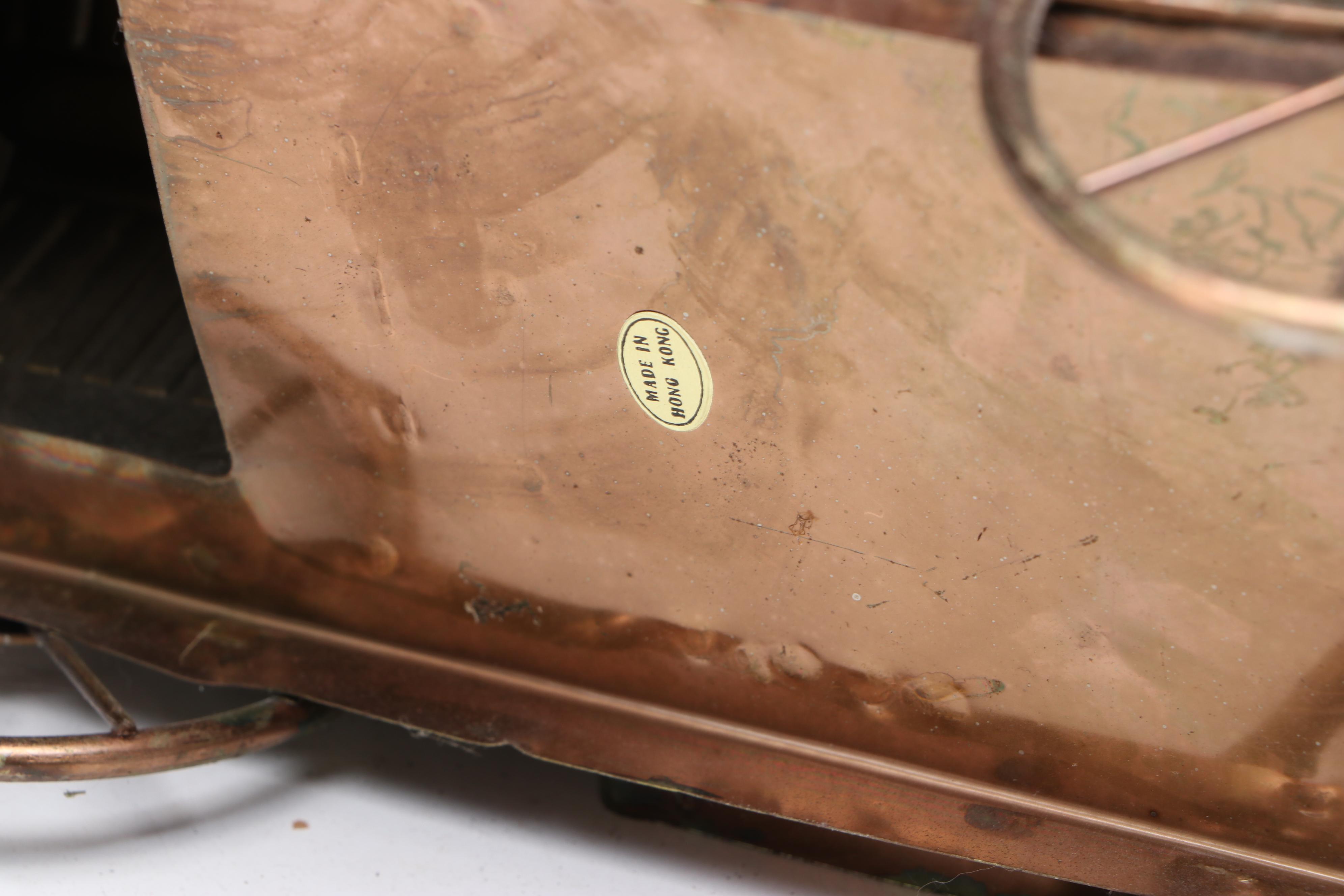 Wind-Up Music Box Car/Windmill, Copper Jug, Wall Décor, Incense Holders ...