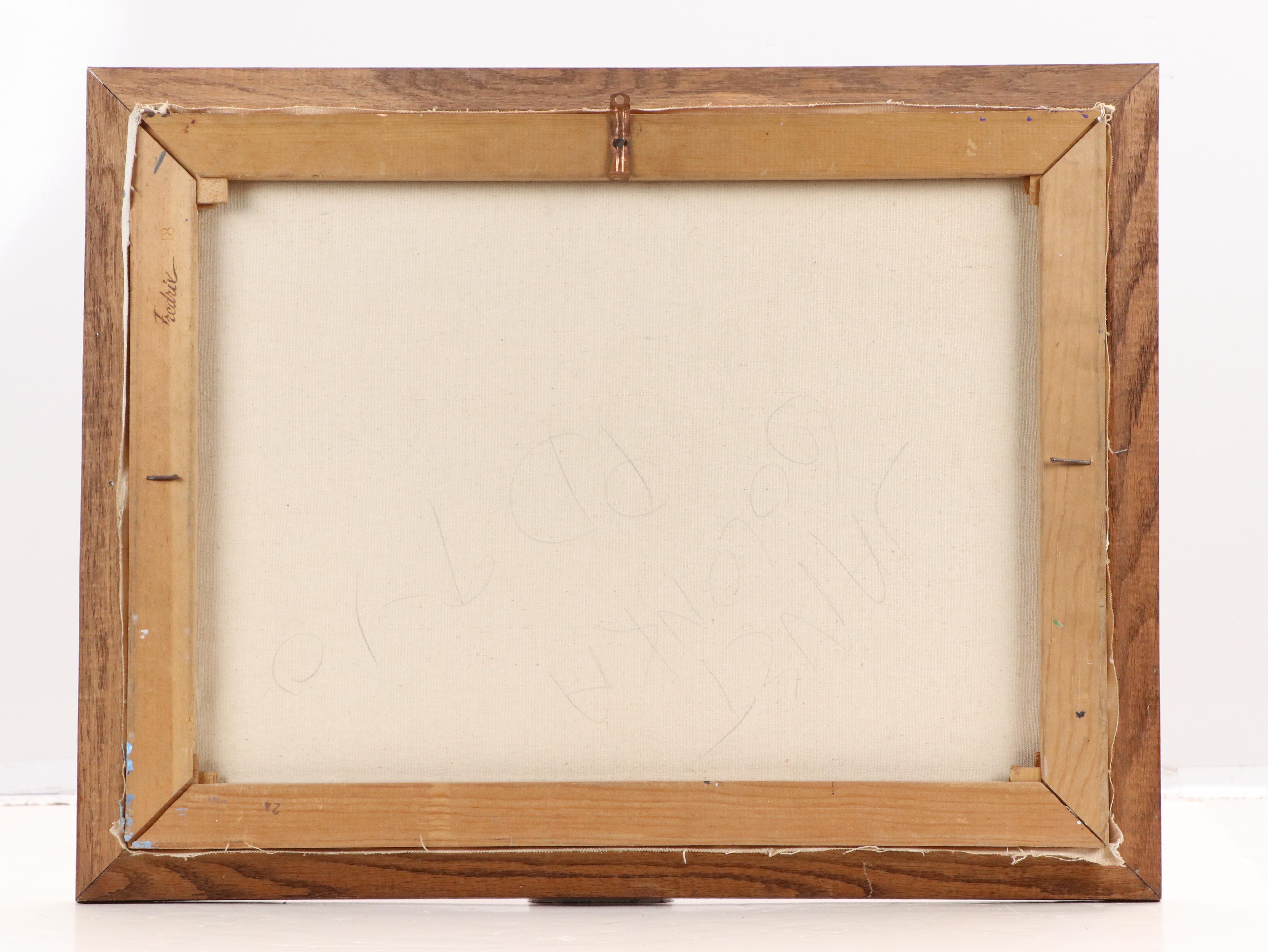 Janet Galenska Snow Scene Oil Painting | EBTH