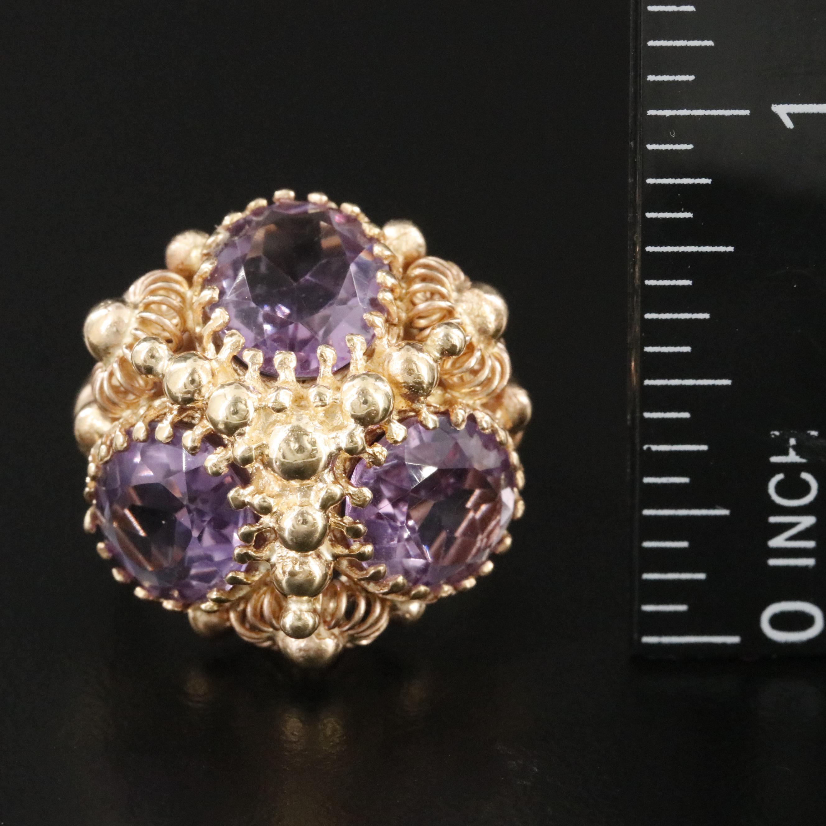 Vintage 14K Amethyst Ring | EBTH
