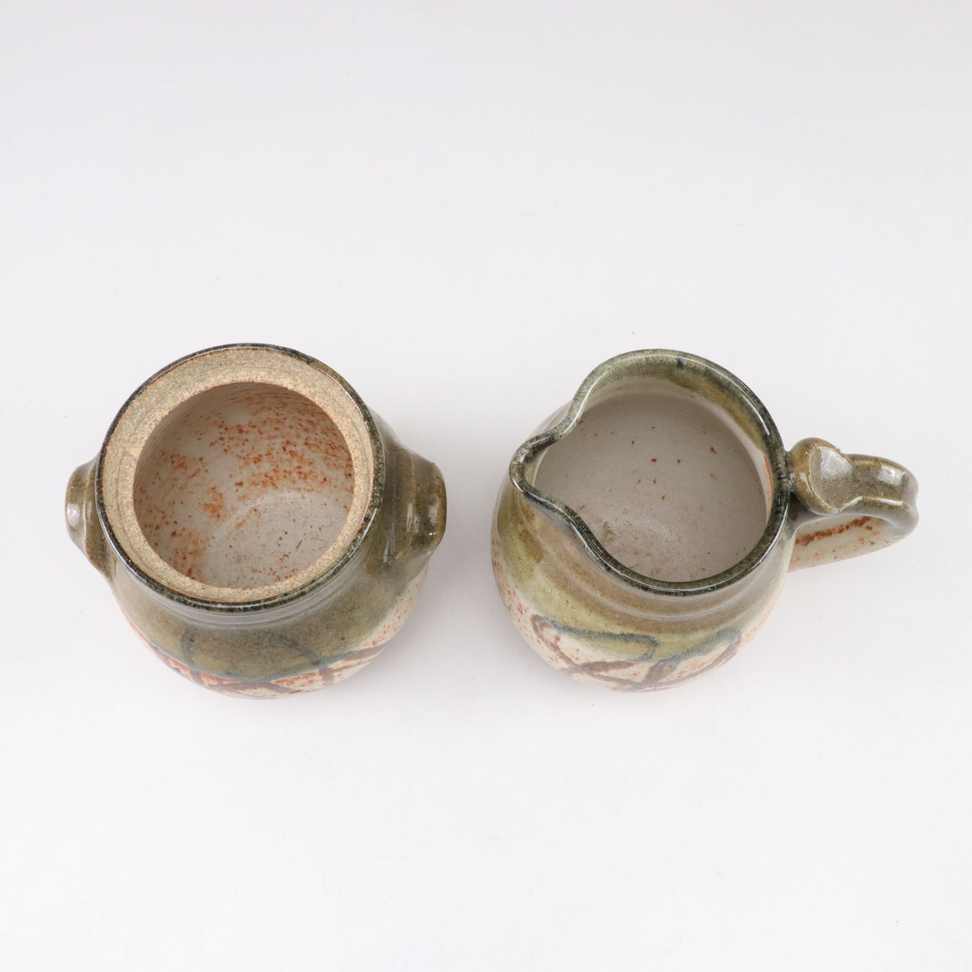 Salt Glazed Stoneware Tea Set with Mugs, Teapot & More | EBTH