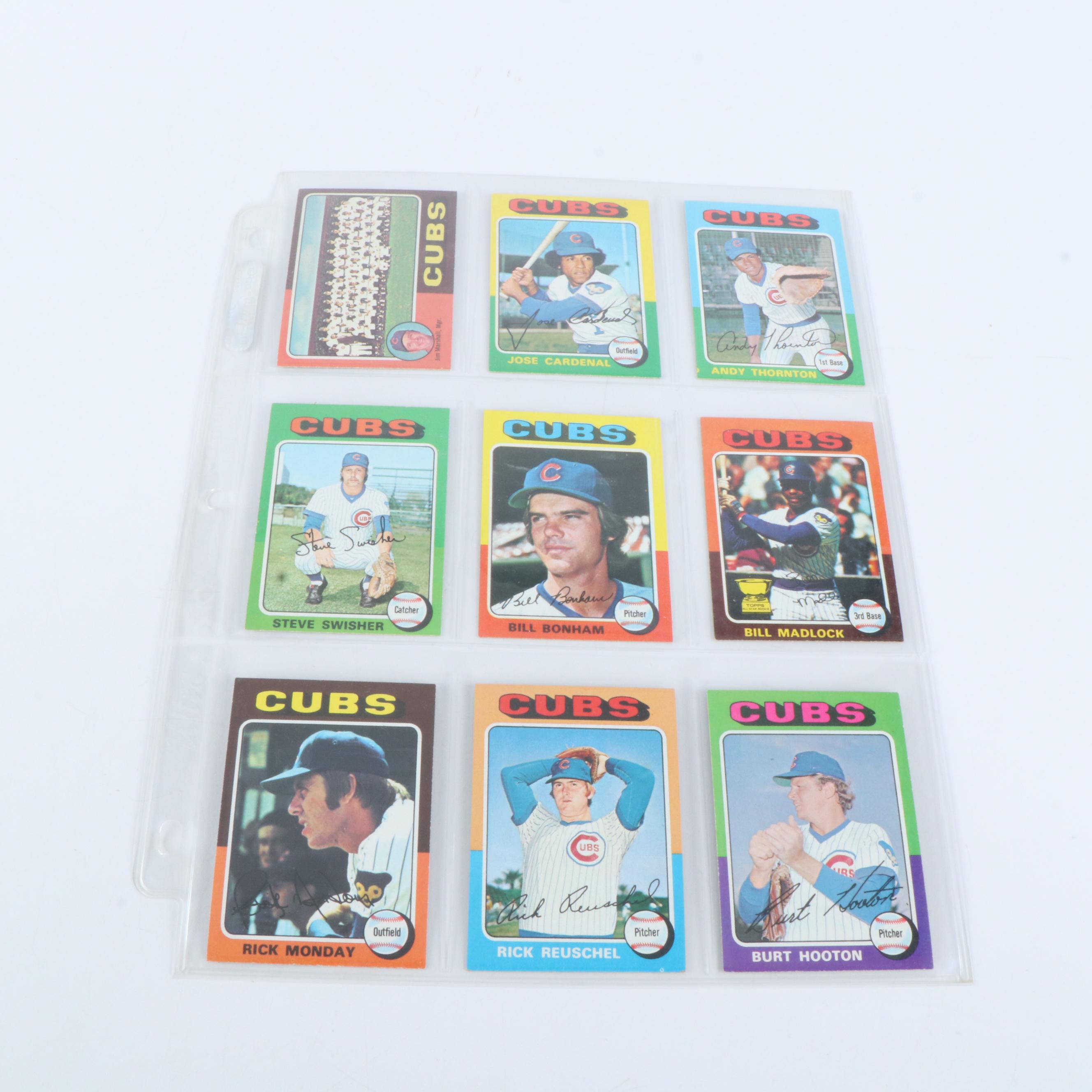 1975 Topps Mini Baseball Cards Featuring Robin Yount and George Brett ...
