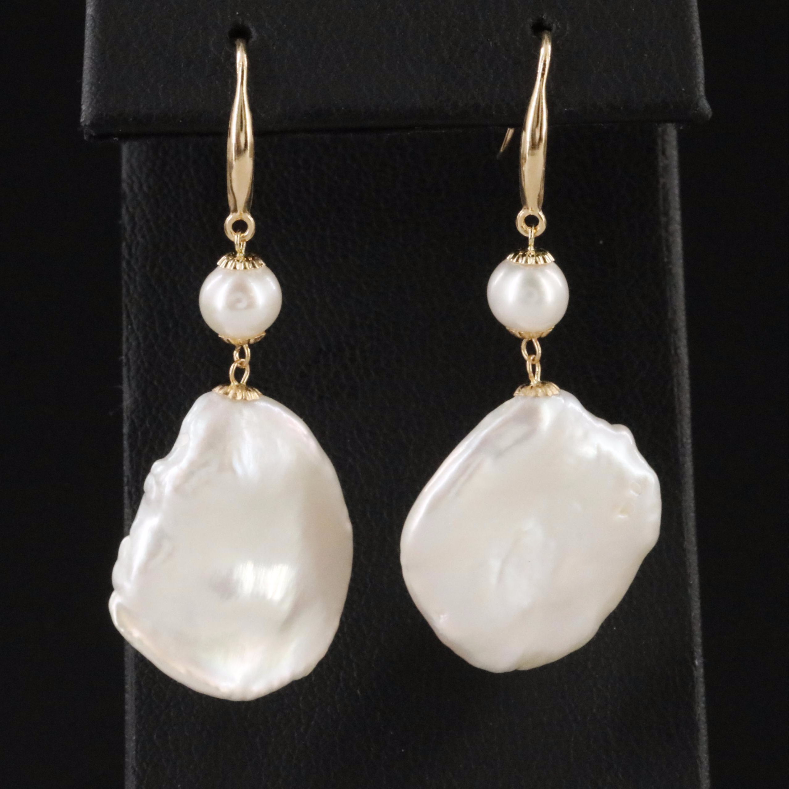 18K Pearl Drop Earrings | EBTH