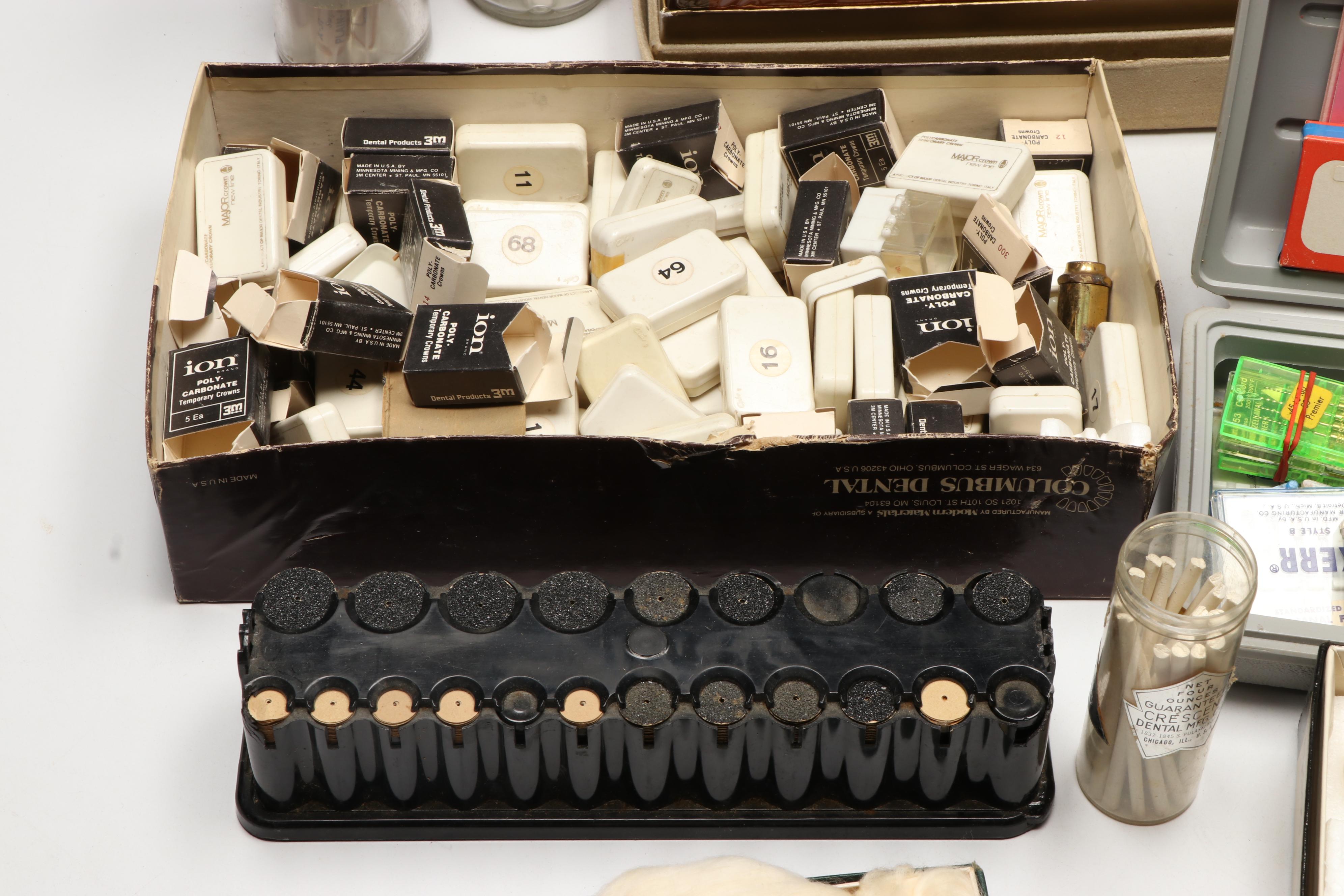 Caulk and Ames Synthetic Porcelain, Needles, Files, and More Dental ...