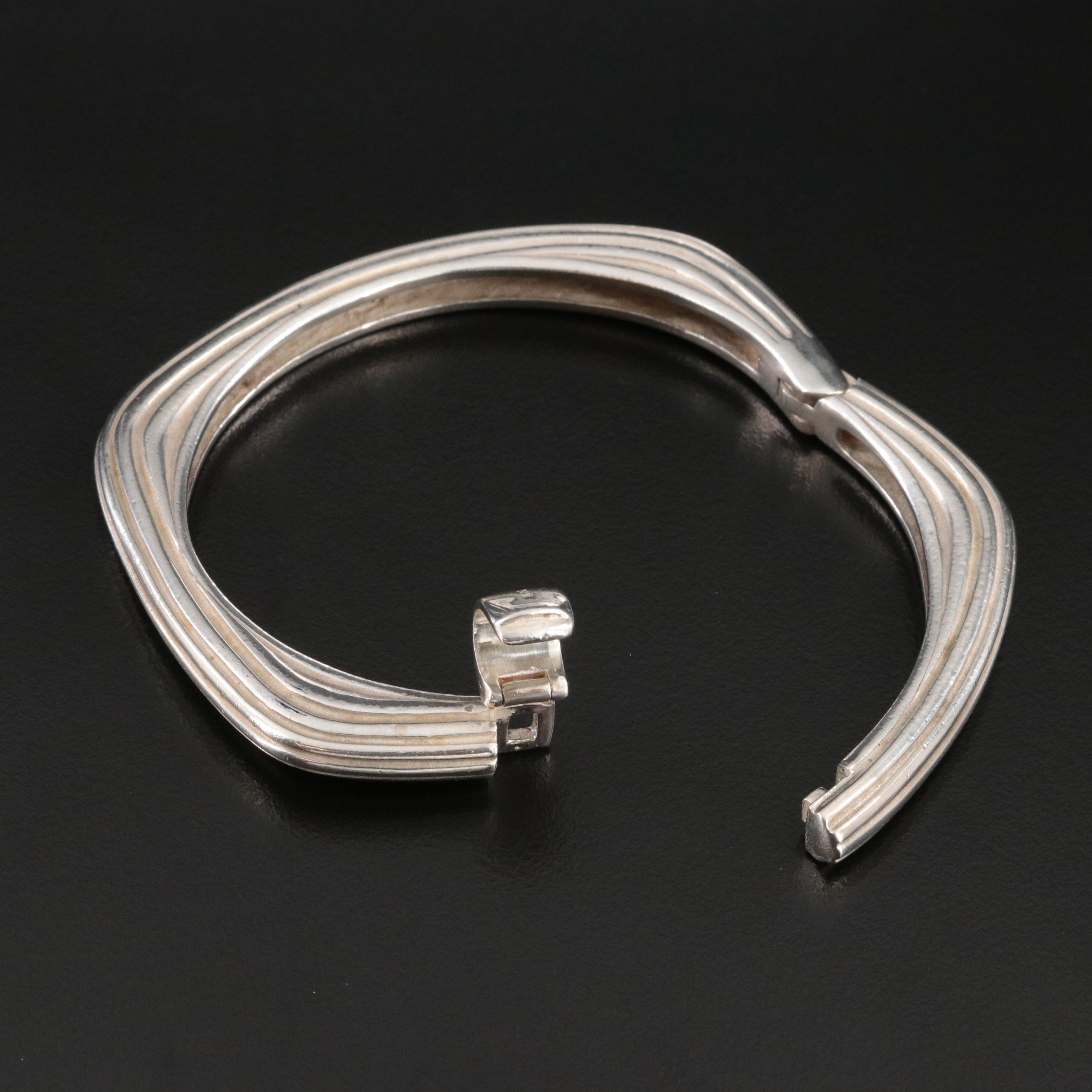 Slane & Slane Sterling Fluted Bangle | EBTH
