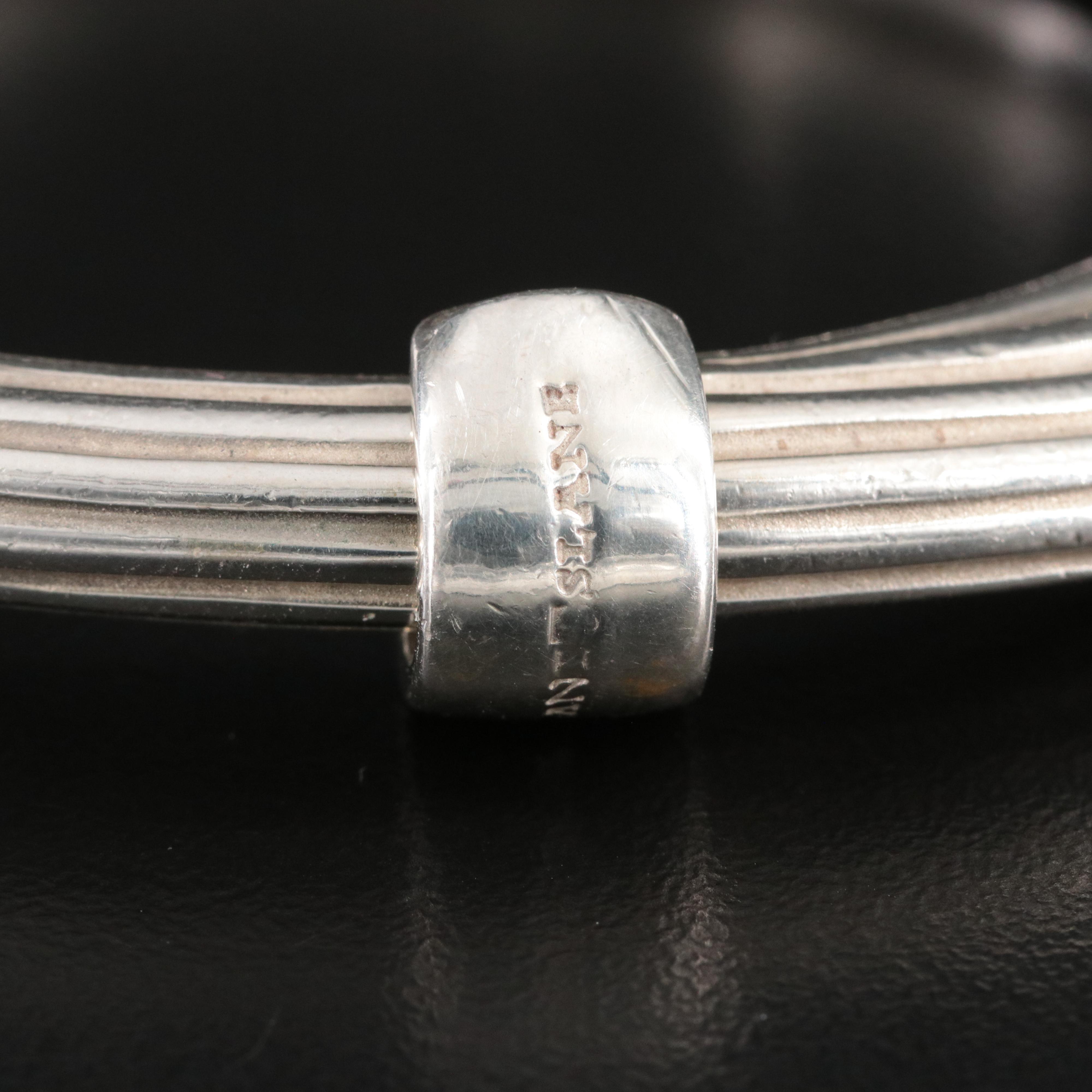 Slane & Slane Sterling Fluted Bangle | EBTH