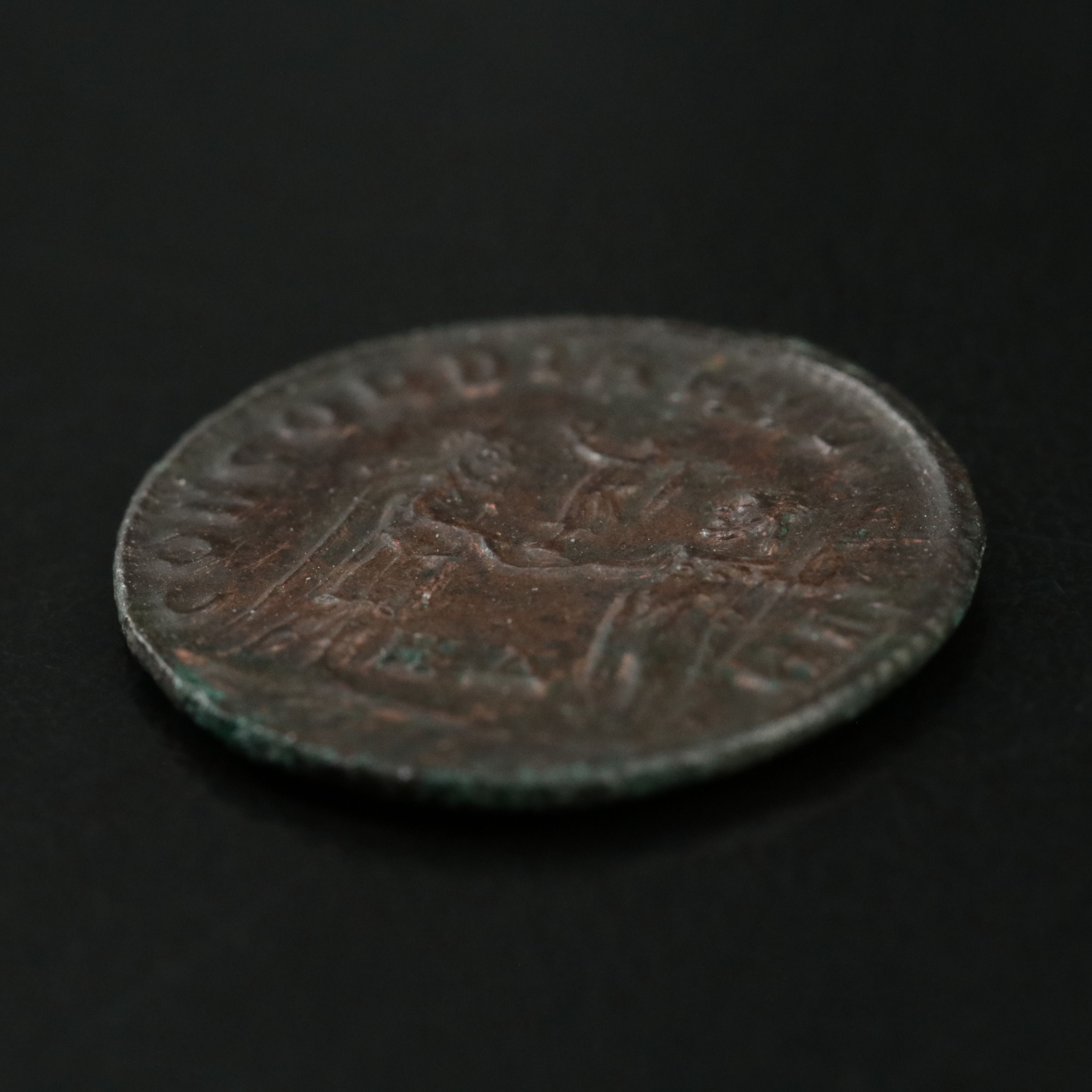 Ancient Roman Imperial Æ20 Radiate Fractional Coin of Constantius I, ca ...
