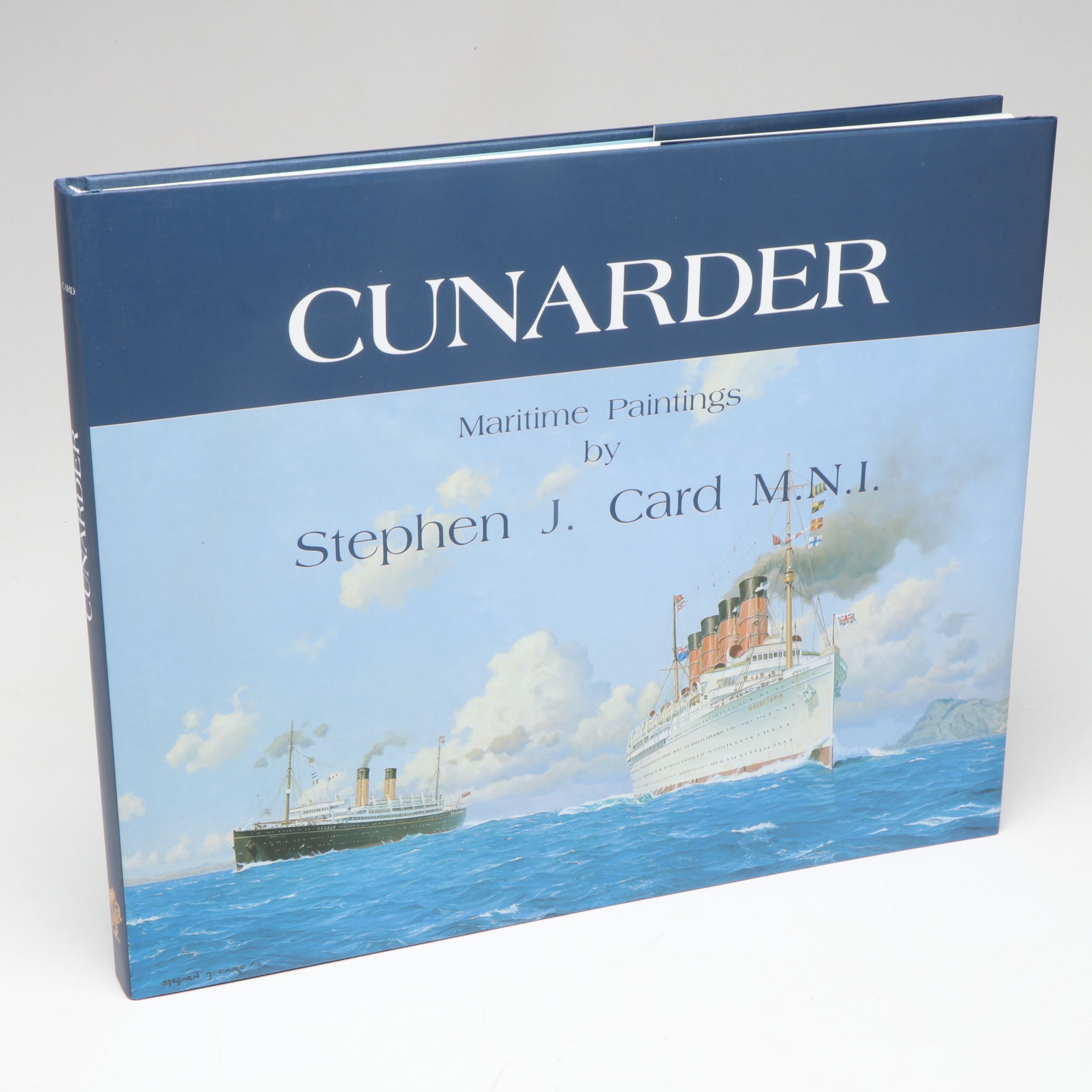 Signed "Cunarder: Maritime Paintings" by Stephen J. Card and More Books ...