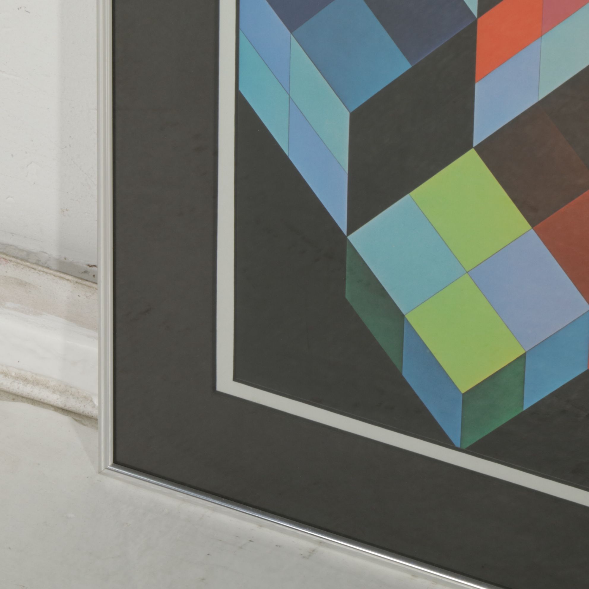 Offset Lithograph After Victor Vasarely "Tridim-KK", Late 20th Century | EBTH