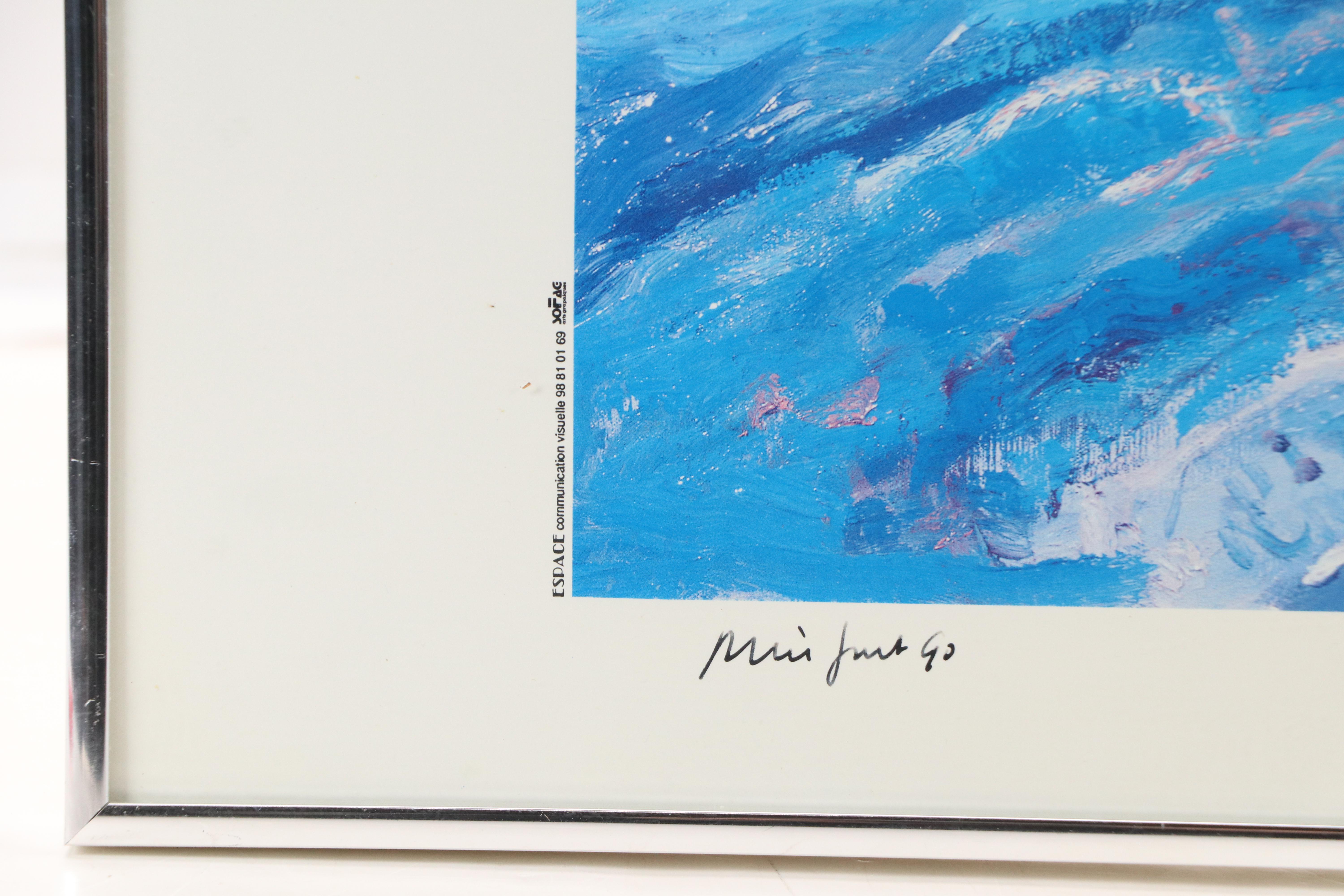 Alexandre Minguet Offset Lithograph "Plage de Grand-Case," 1990 | EBTH