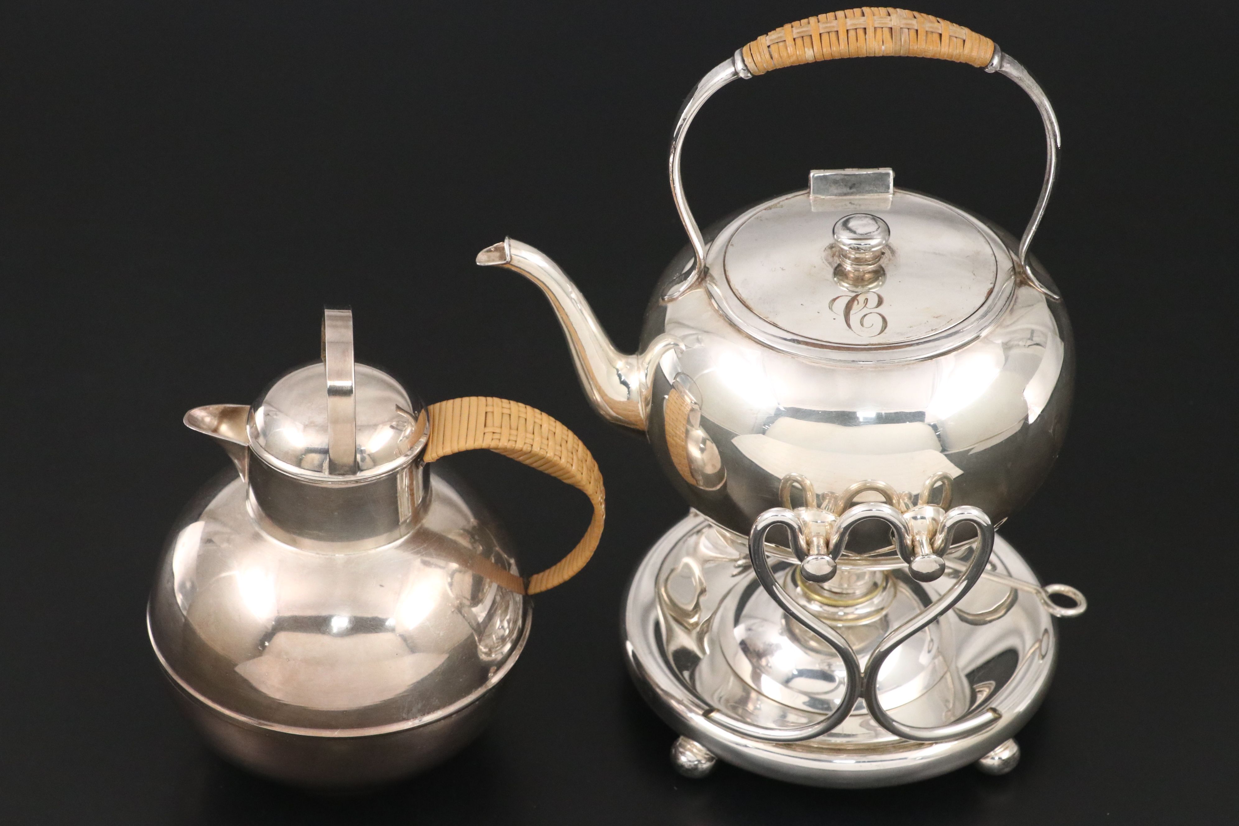 Bernard Rice's Sons Apollo Line and E. G. Webster Tilting Silver Plate ...