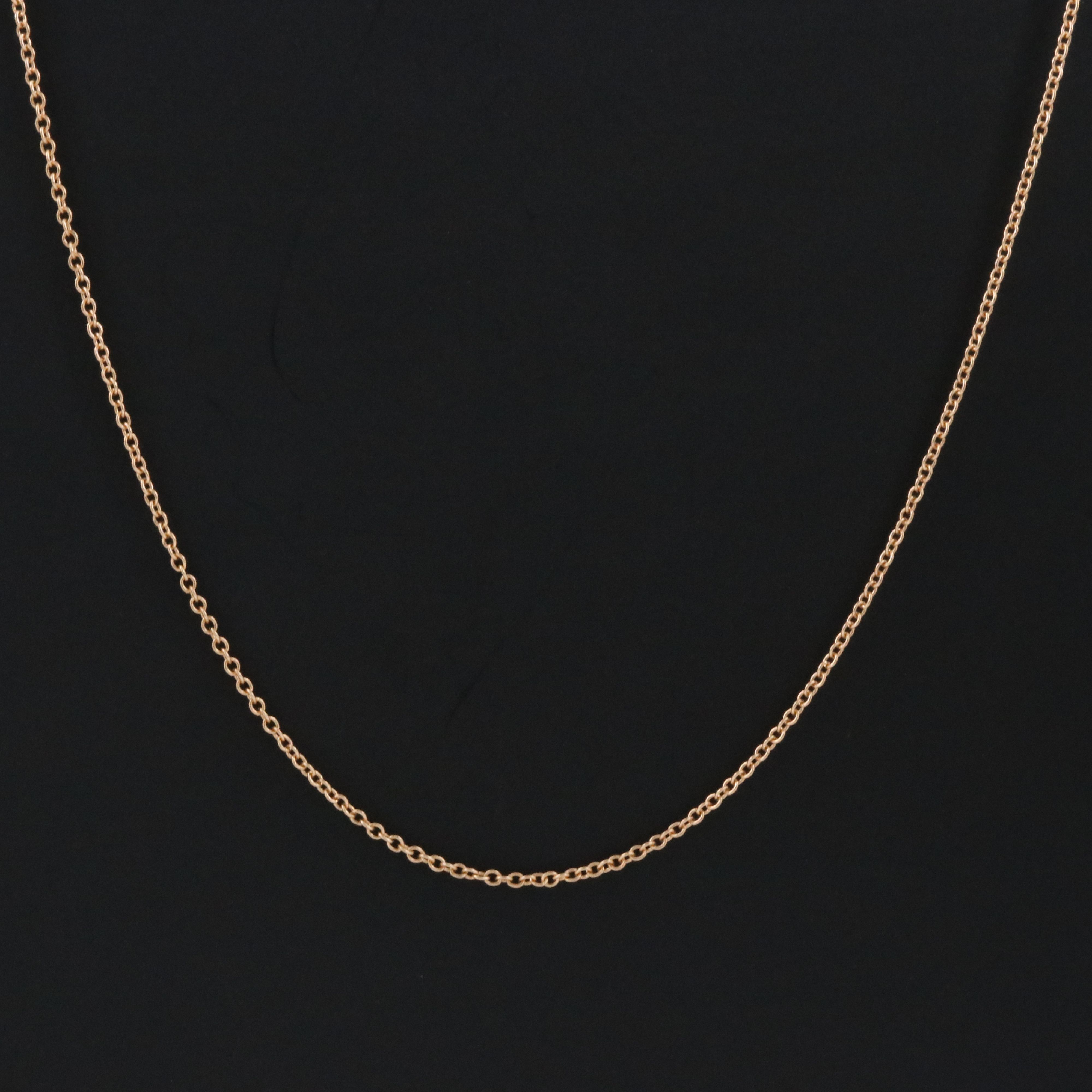 Tiffany & Co. 18K Rose Gold Cable Chain | EBTH