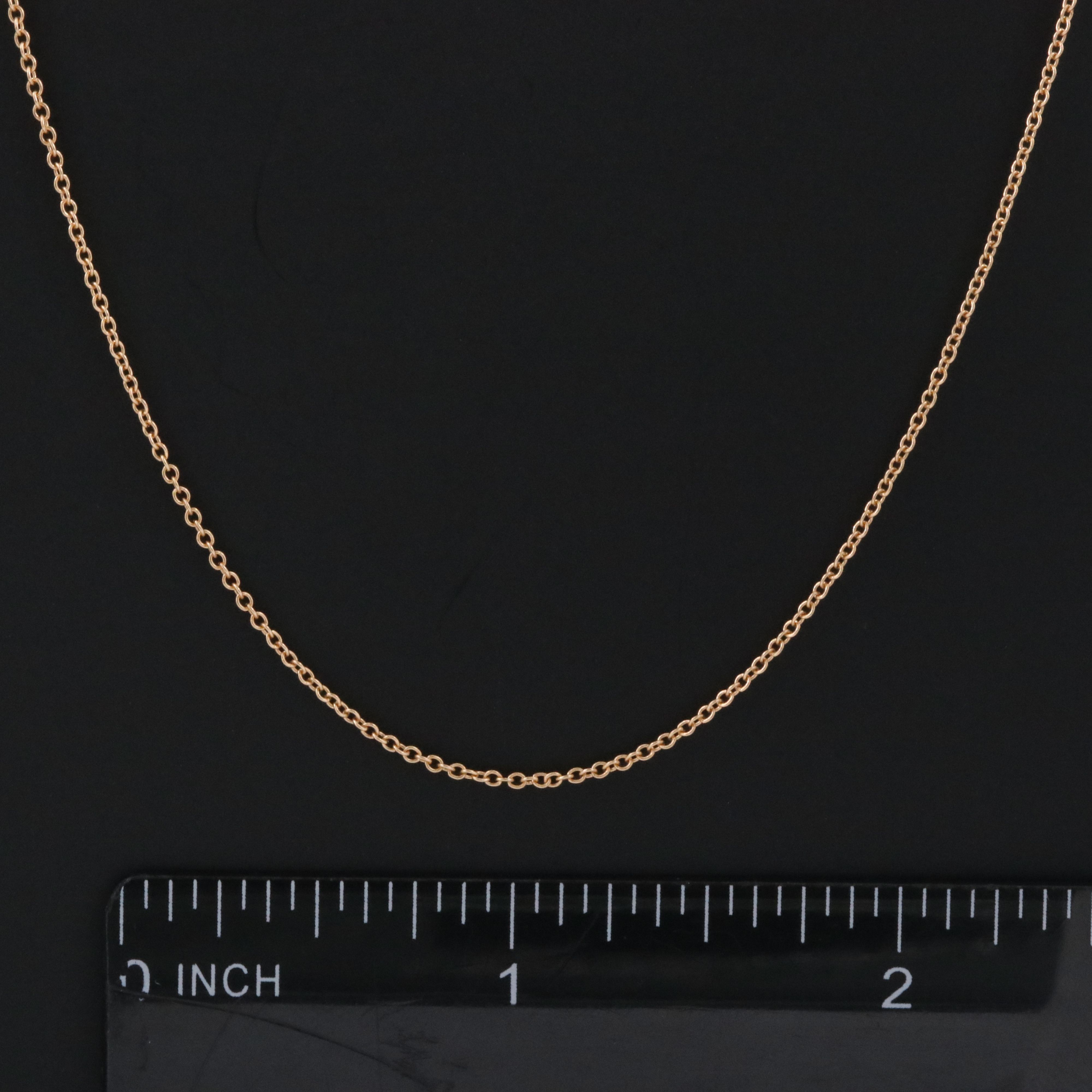 Tiffany & Co. 18K Rose Gold Cable Chain | EBTH