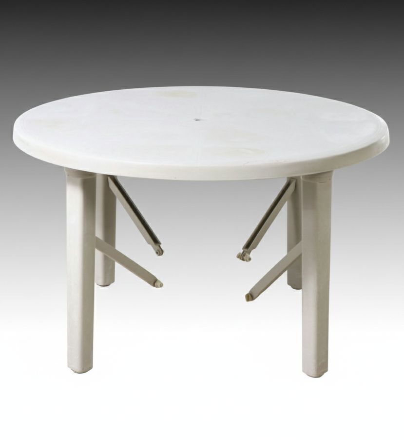 Molded Plastic Round Table | EBTH