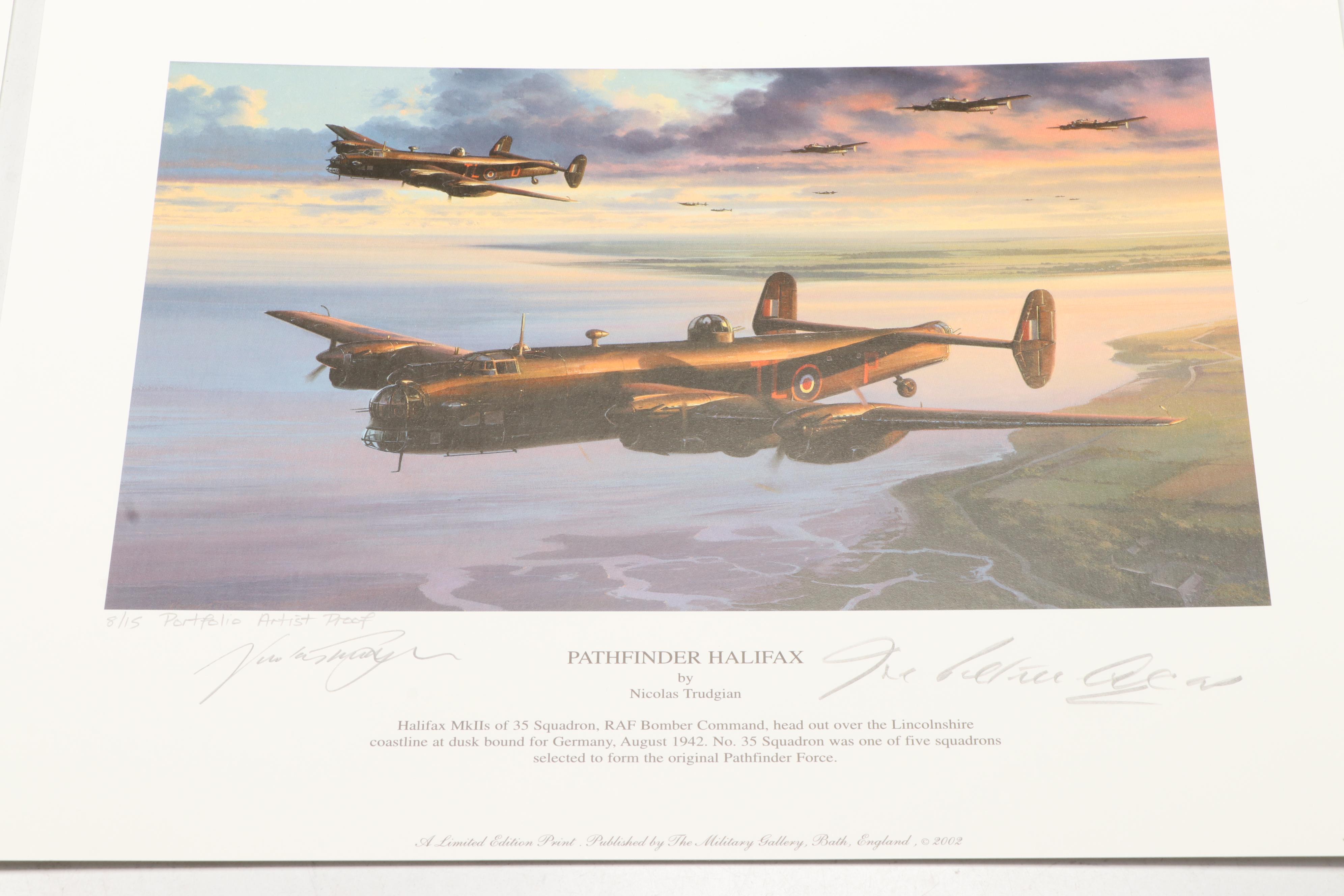Signed Artist's Proof Portfolio "Air Combat Legends" by Nicolas ...