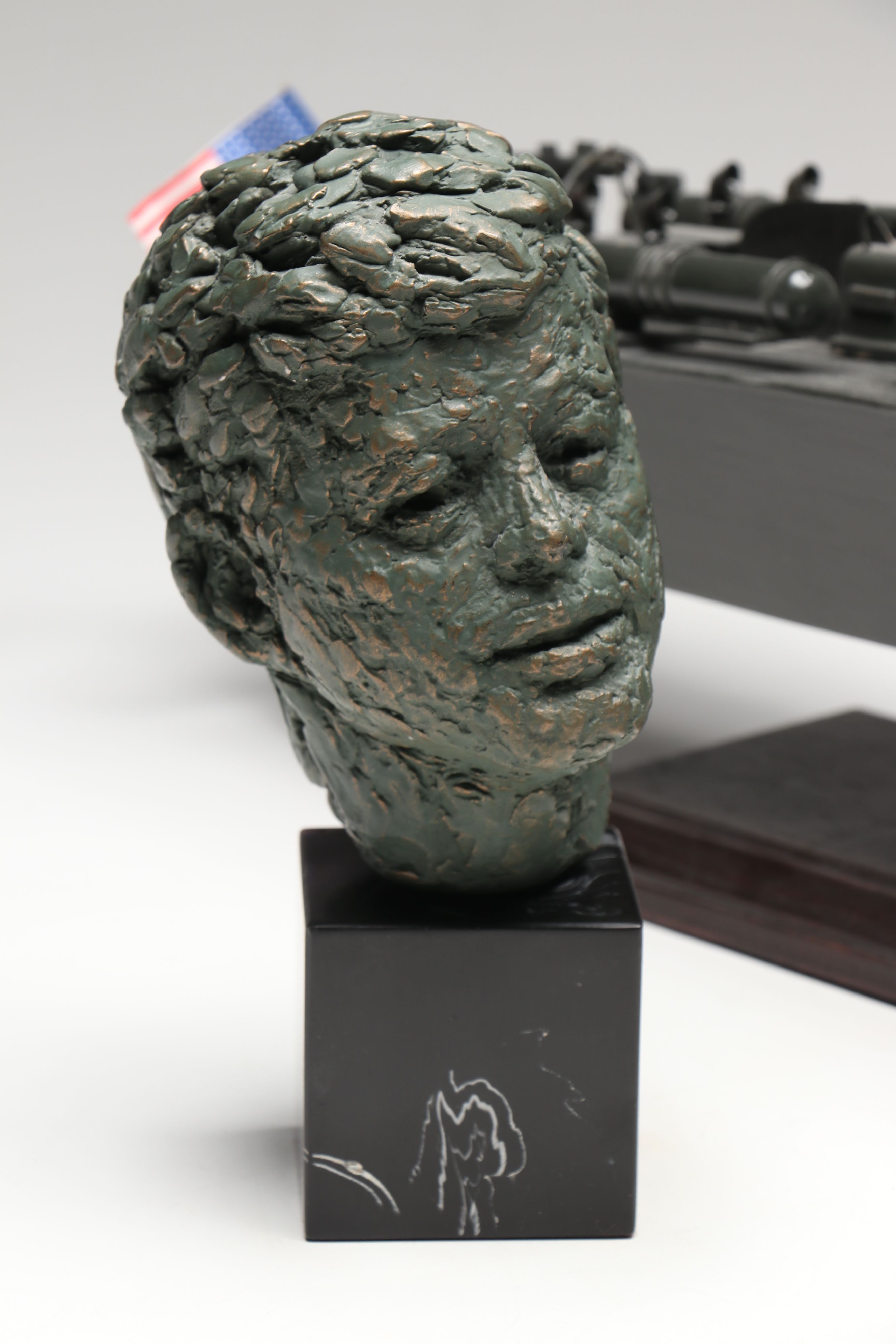 ELCO 1942 PT-103 Class Military Boat Model with John F. Kennedy Bust | EBTH