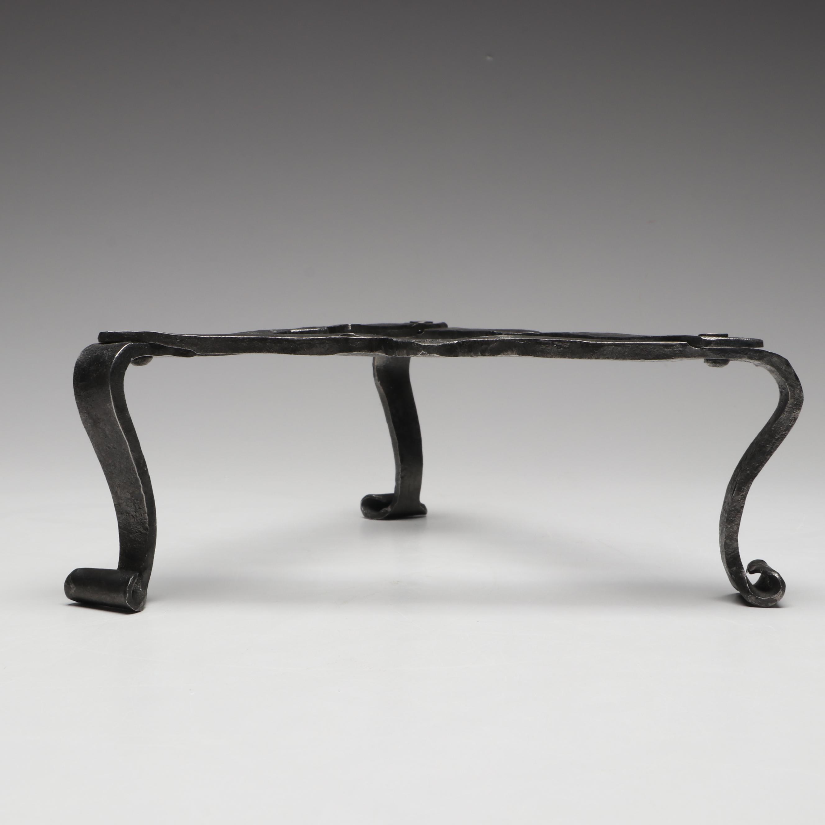 John Wright Hand-Forged Triangular Trivet | EBTH