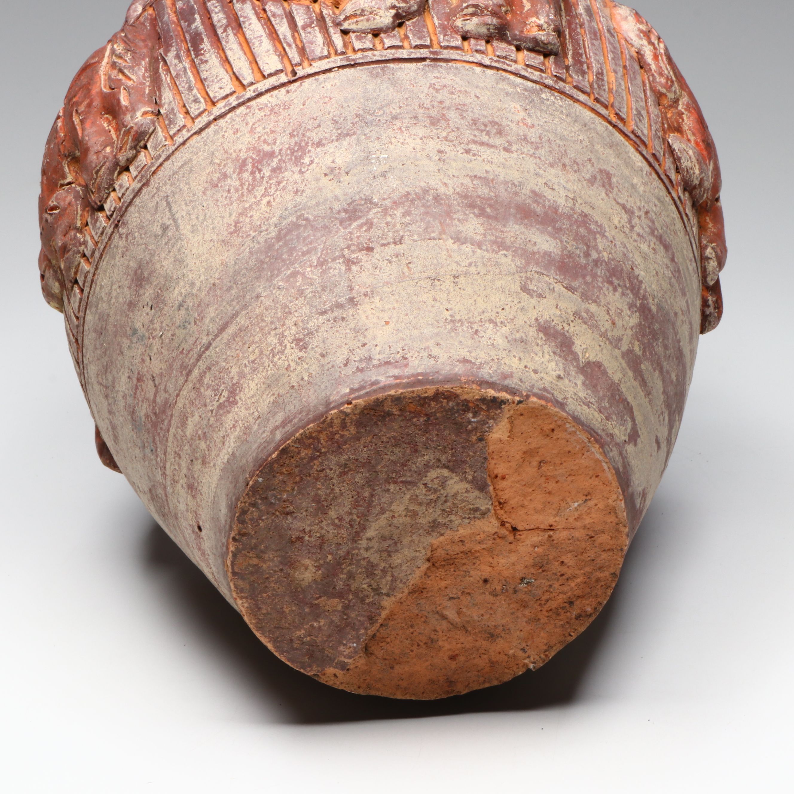 Neoclassical Style Terracotta Vase with Other Studio Pottery Vase | EBTH