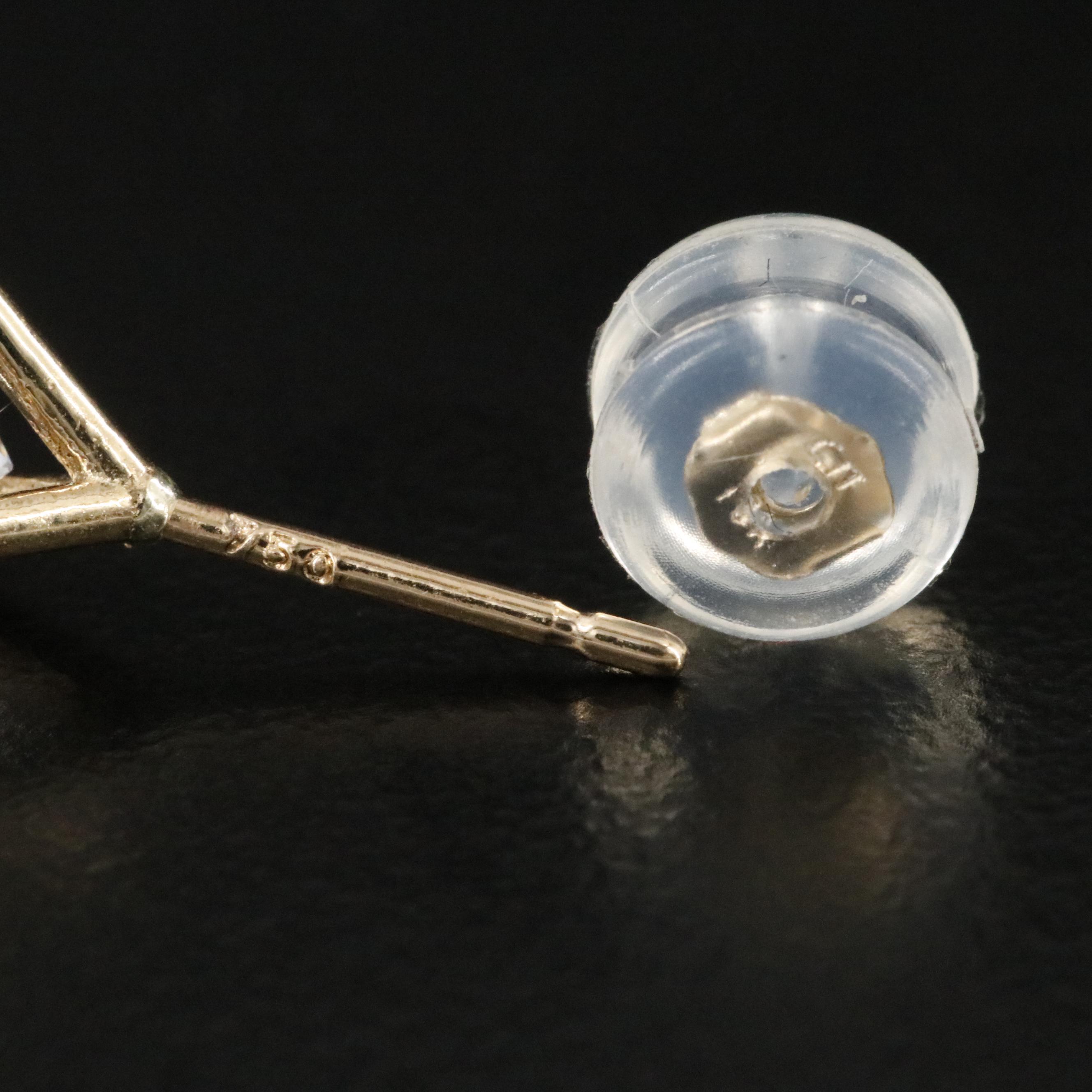 18K 2.00 CTW Lab Grown Diamond Earrings | EBTH