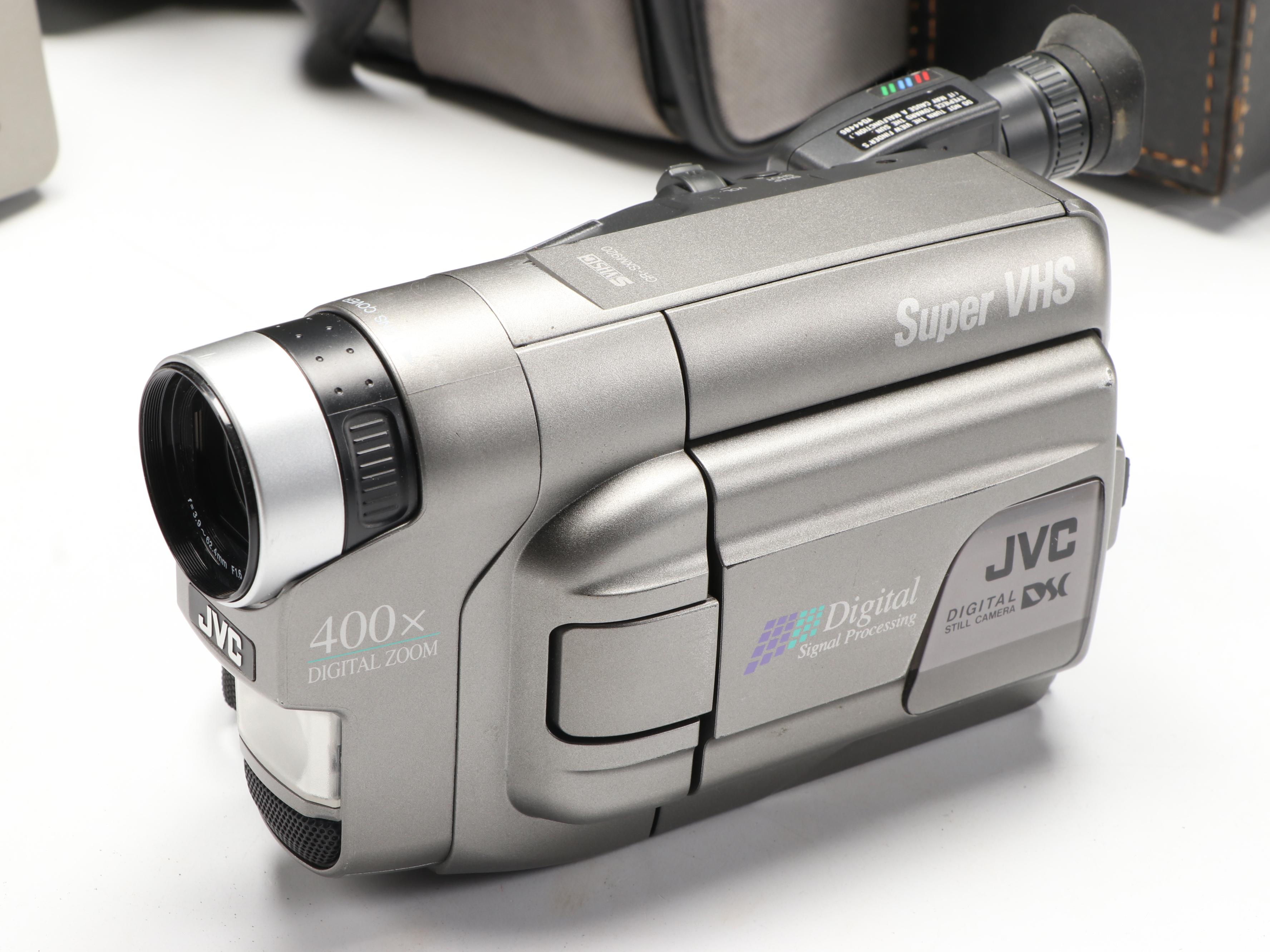 Polaroid Land Camera, JVC Super VHS, and More Cameras, Bags and ...