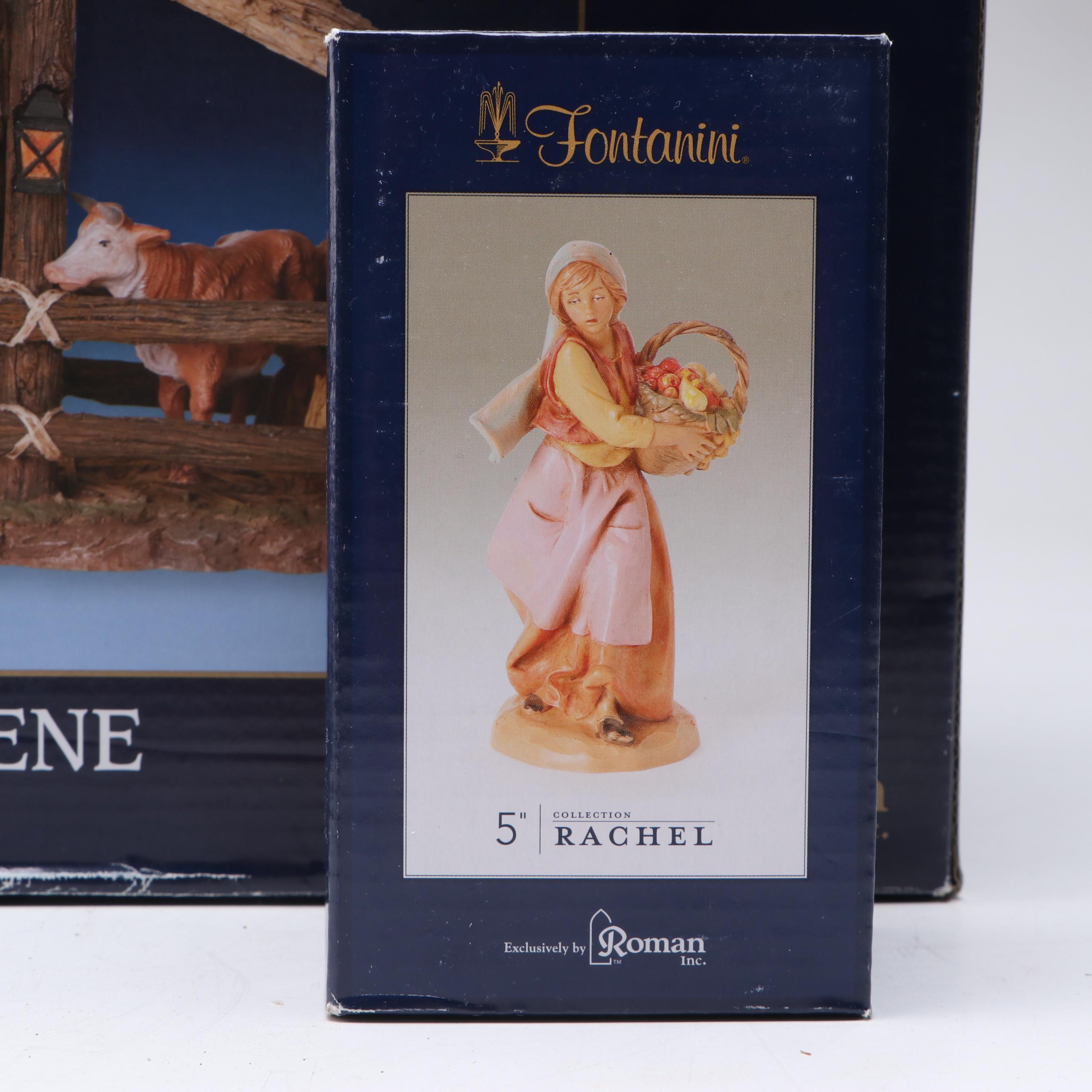 Fontanini Nativity Set with Signed "Jada" and Other Hand-Painted ...