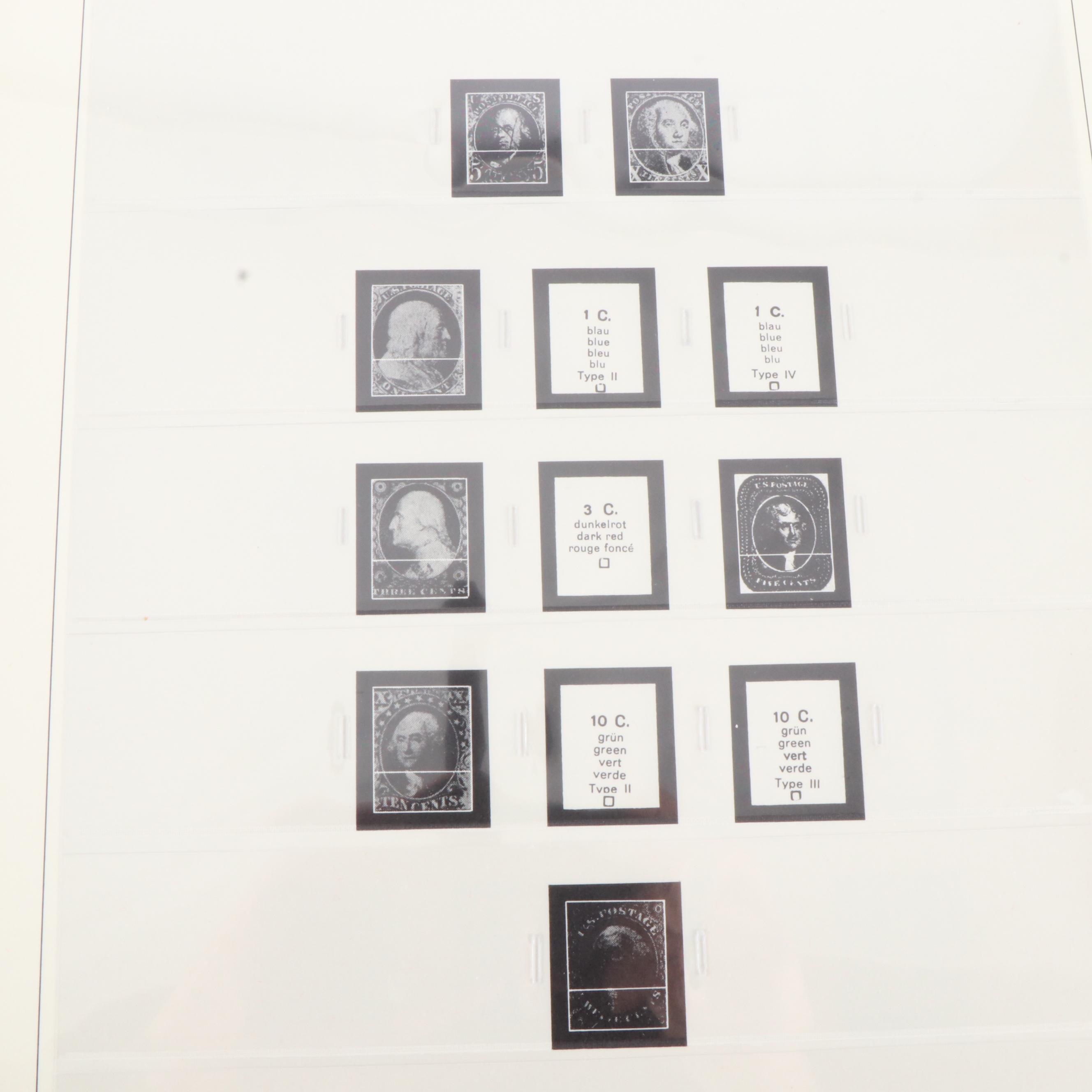 Three Albums of Mint Condition U.S. Regular Issue Postage Stamps, 1902 ...