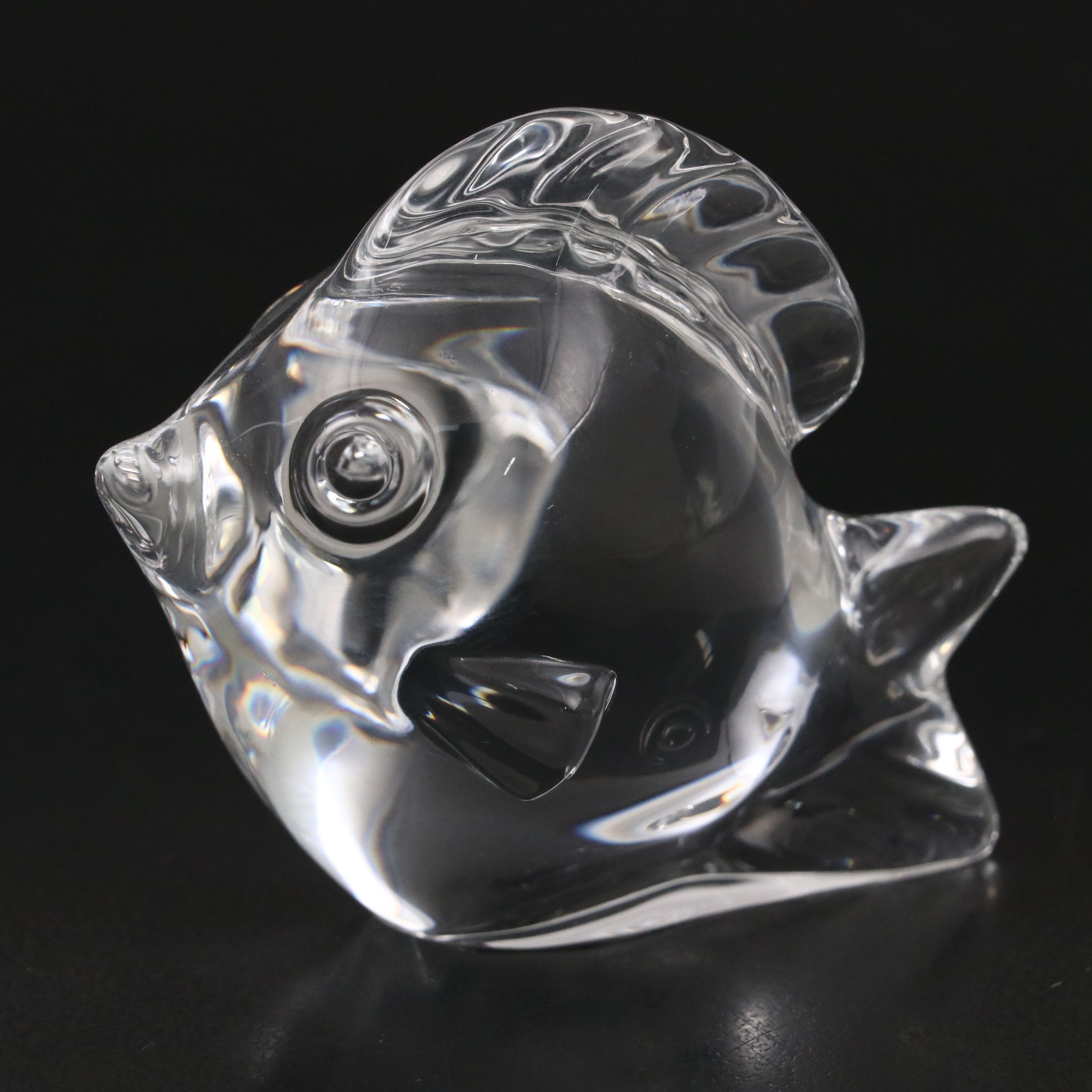 Steuben Art Glass "Dolphin" and "Fish" Hand Coolers with "Seashell ...