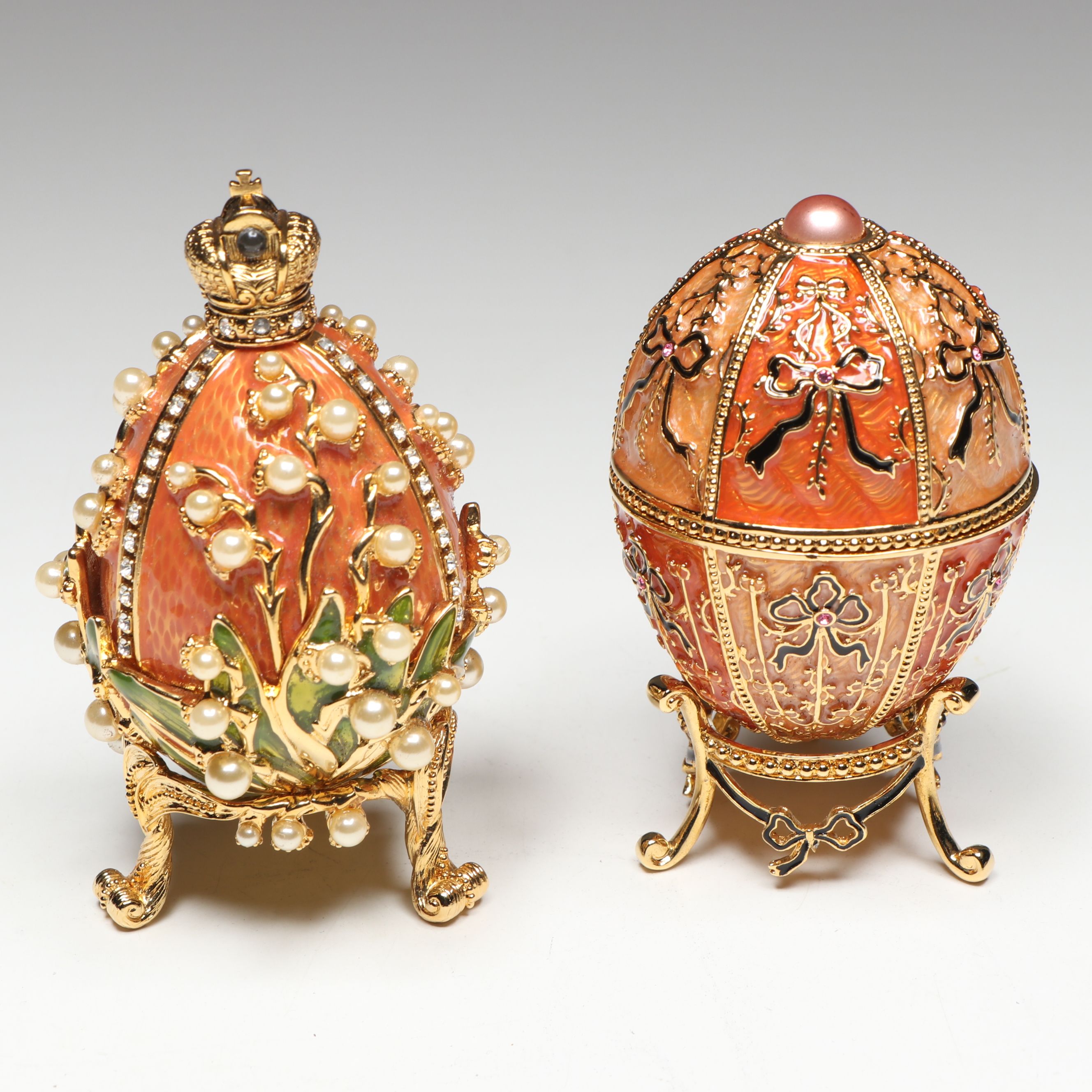 Joan Rivers Imperial Treasures Fabergé Egg Style Limoges Boxes and ...