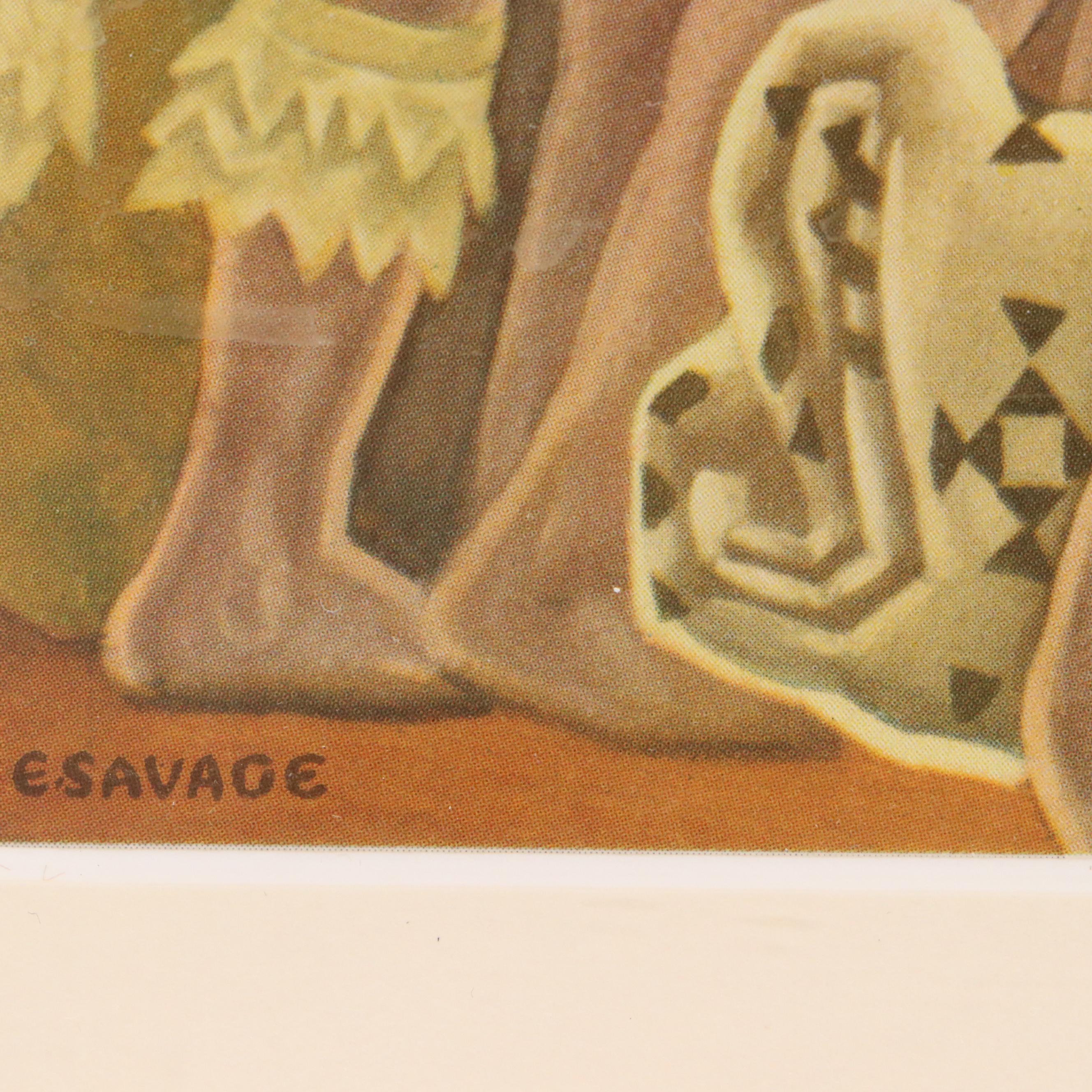 Eugene Savage Matson Lines Menu "Pomp and Circumstance," Circa 1948 | EBTH