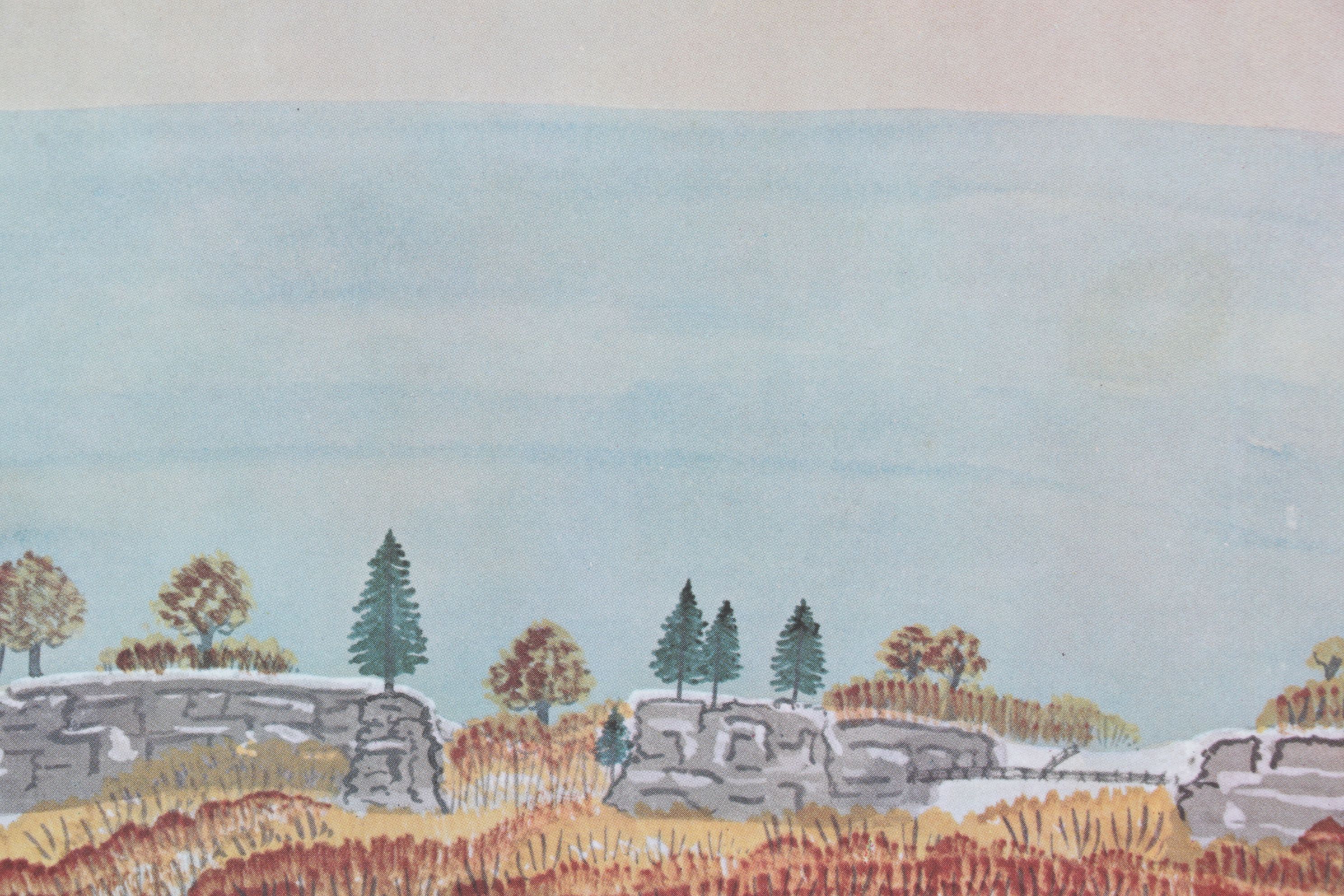 Offset Lithograph after Paul Seifert "Residence of Mr. E.R. Jones ...