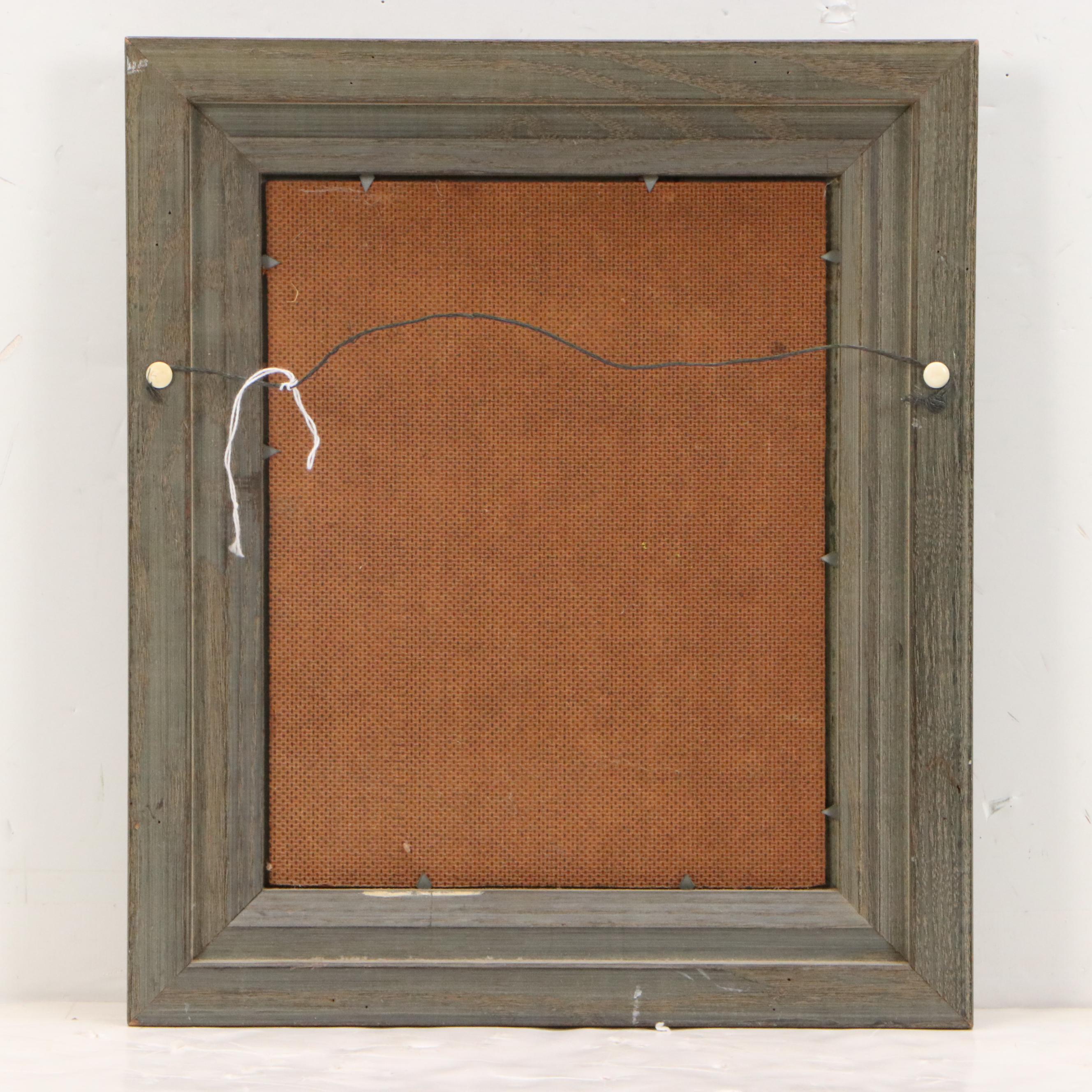 Gene (Eugene) Daymude Oil Painting of Trees in Autumn Forest, Mid-20th Century | EBTH