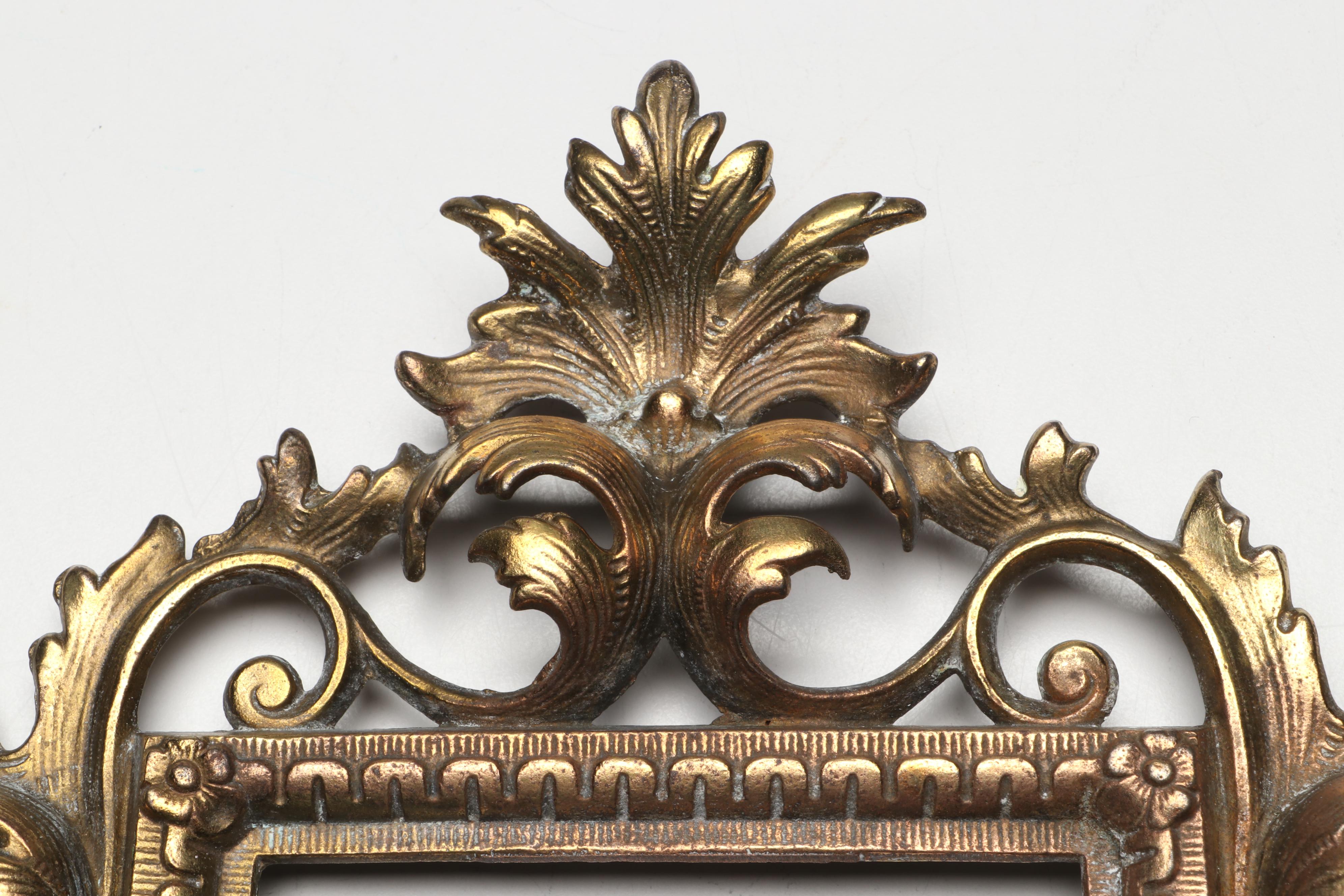 Baroque Style Brass Finish Frames | EBTH