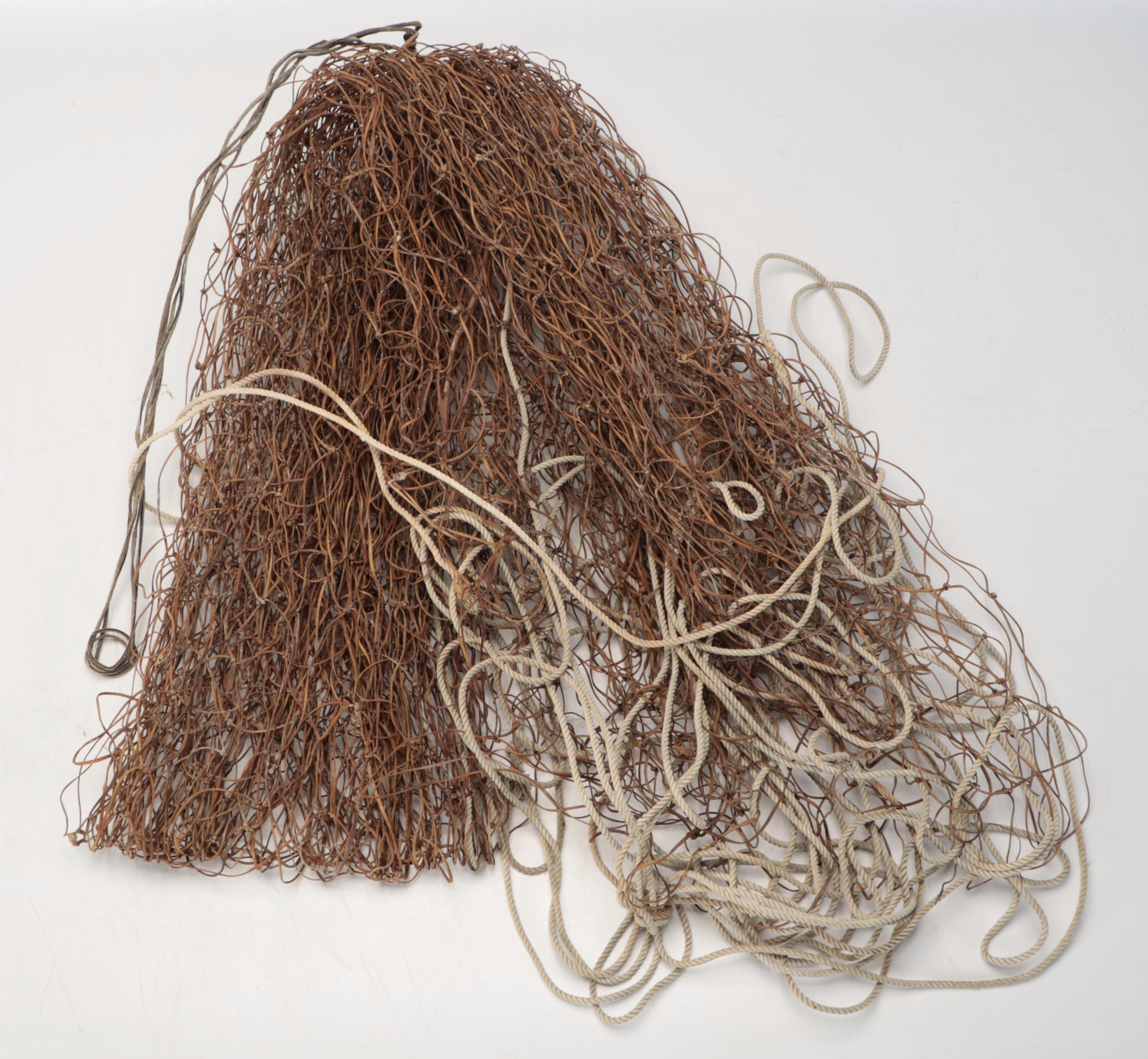 Handcrafted Indigenous Sinew Fishing Net | EBTH