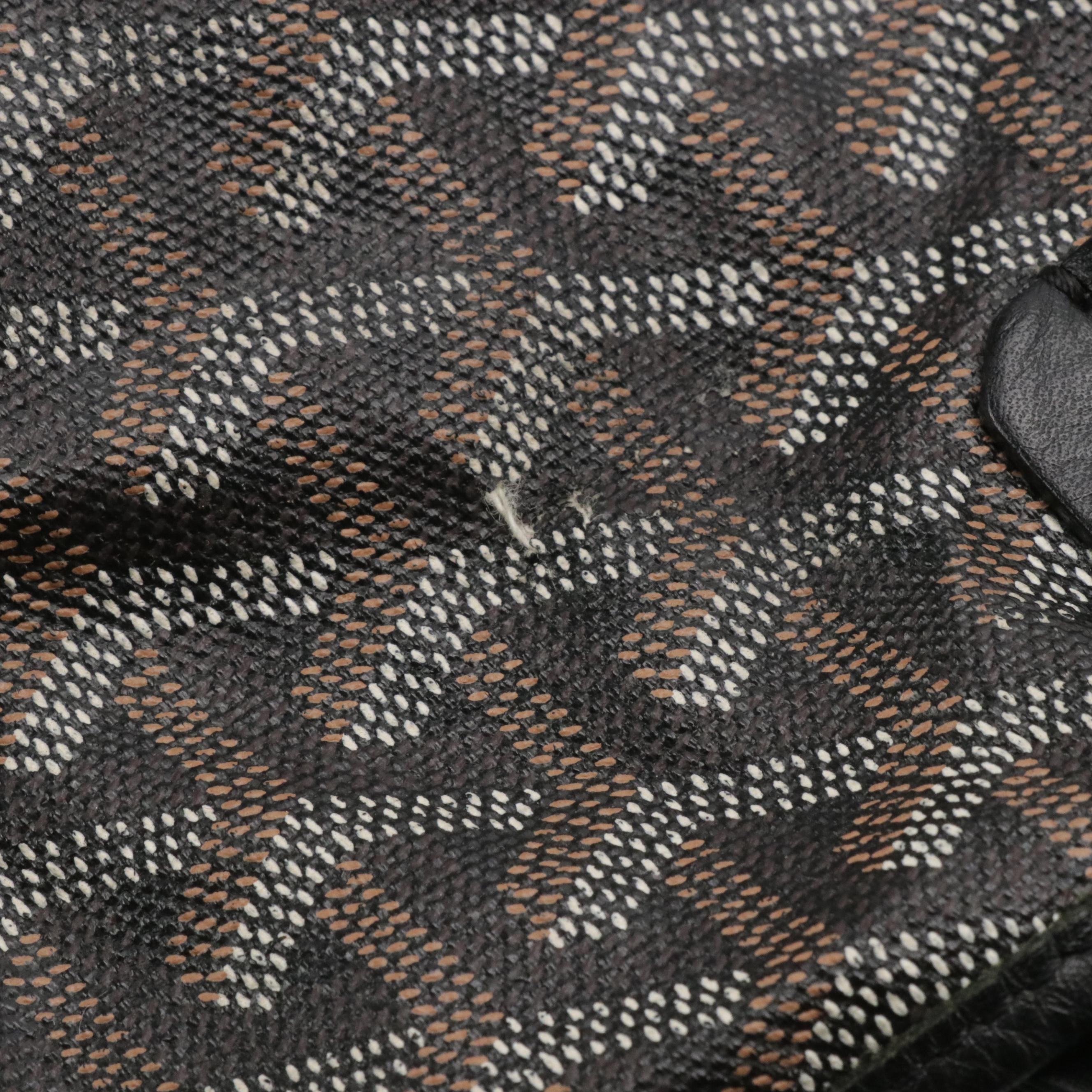 Goyard Saint Louis GM Tote and Pouch in Black Goyardine Canvas | EBTH