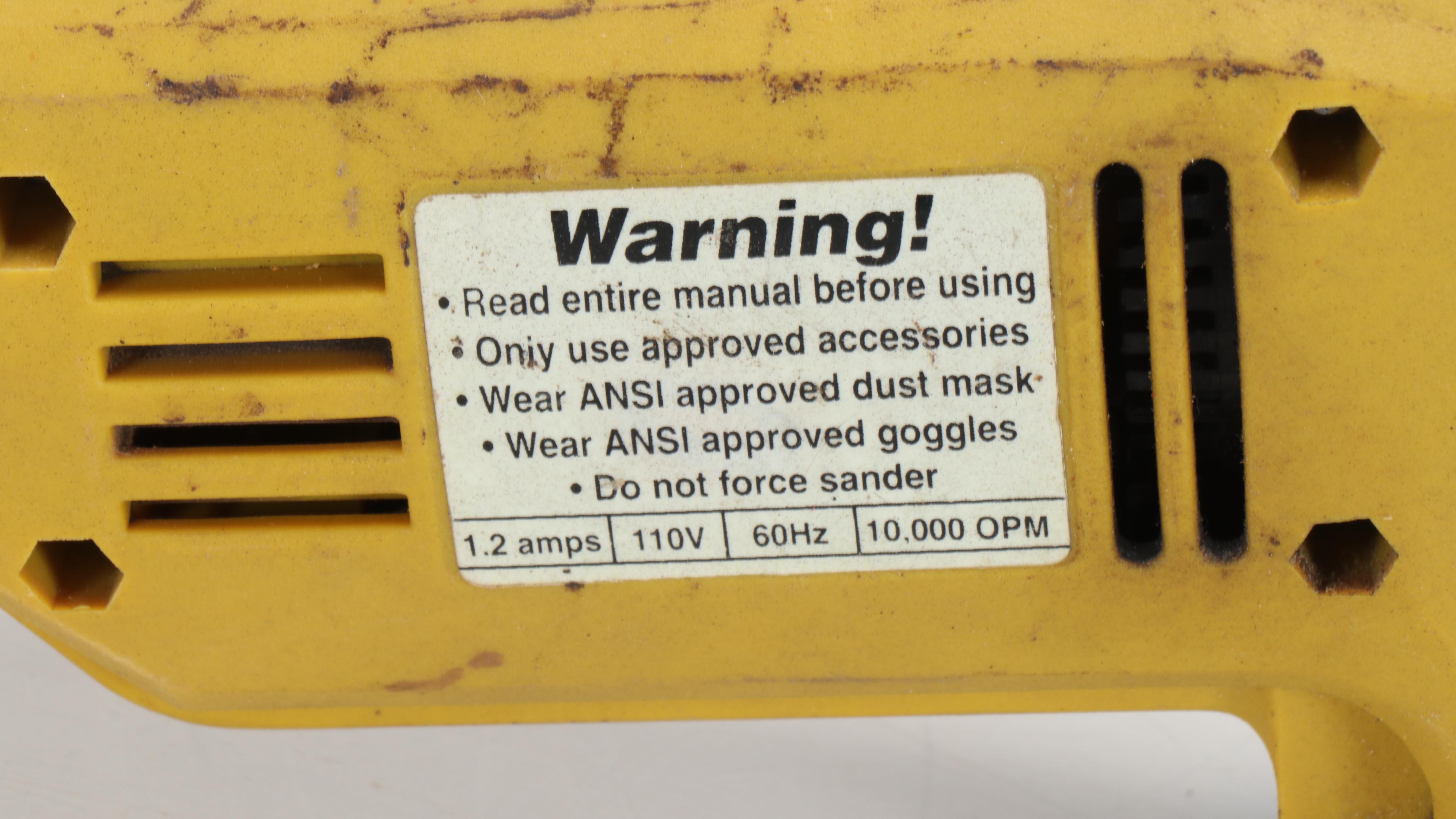 Chicago Electric and Black & Decker Sander with Other Electric Hand ...